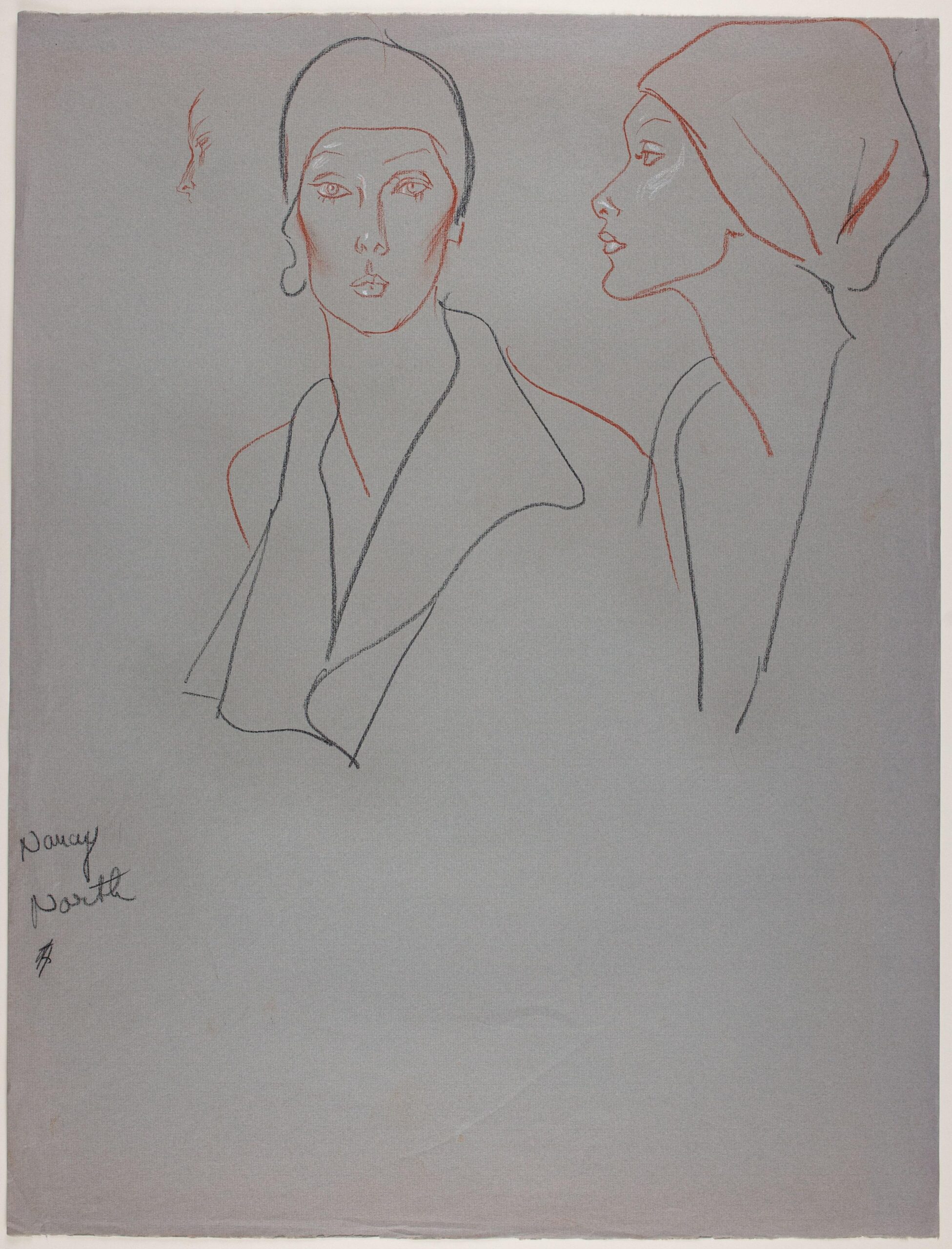Stonehouse M.B.E., Brian (1918 – 1998) – ‘Nancy North’ modelling a ...