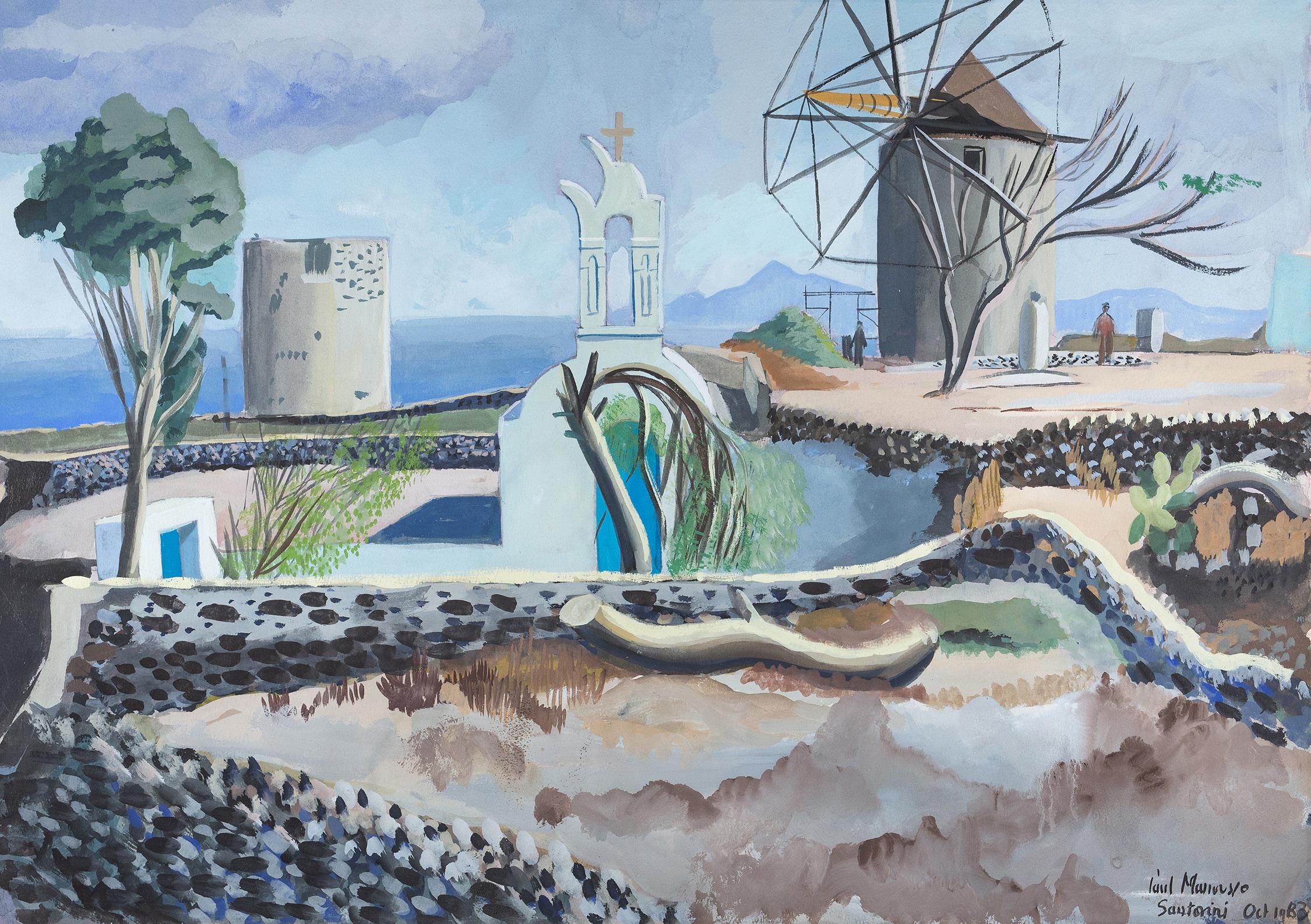Manousso, Paul (1930 – 2022) – Greece; ‘Santorini’. | ABBOTT and HOLDER