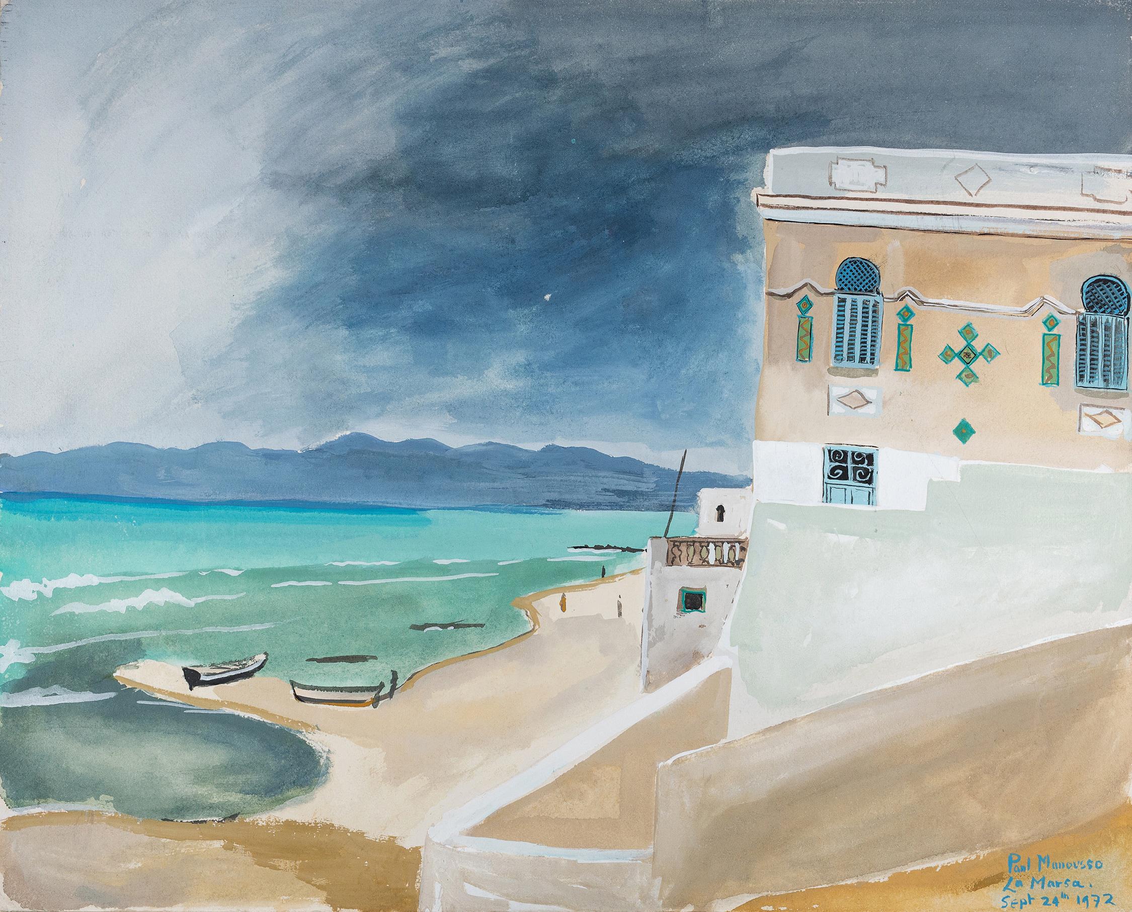 Manousso, Paul (1930 – 2022) – Tunisia; ‘La Marsa’. | ABBOTT and HOLDER