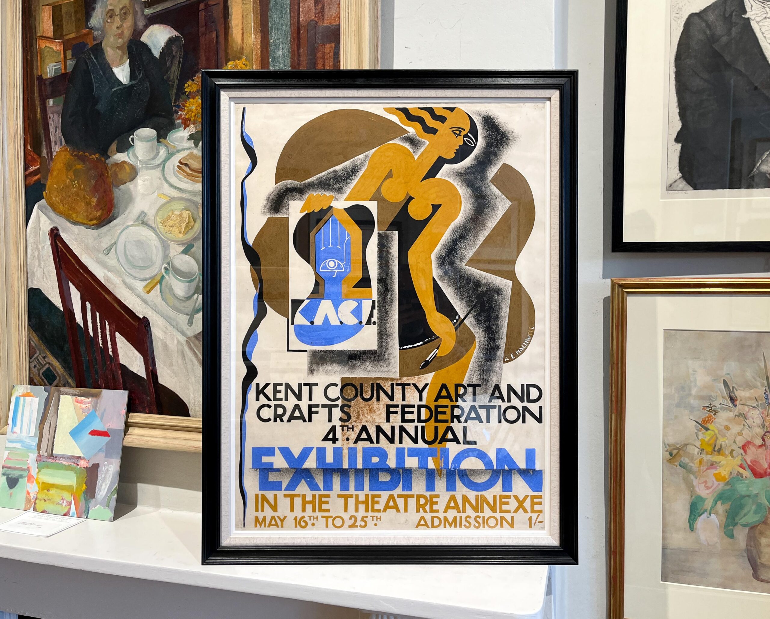 Halliwell, Albert Edward (1905 – 1987) – Poster Design; ‘Kent County ...