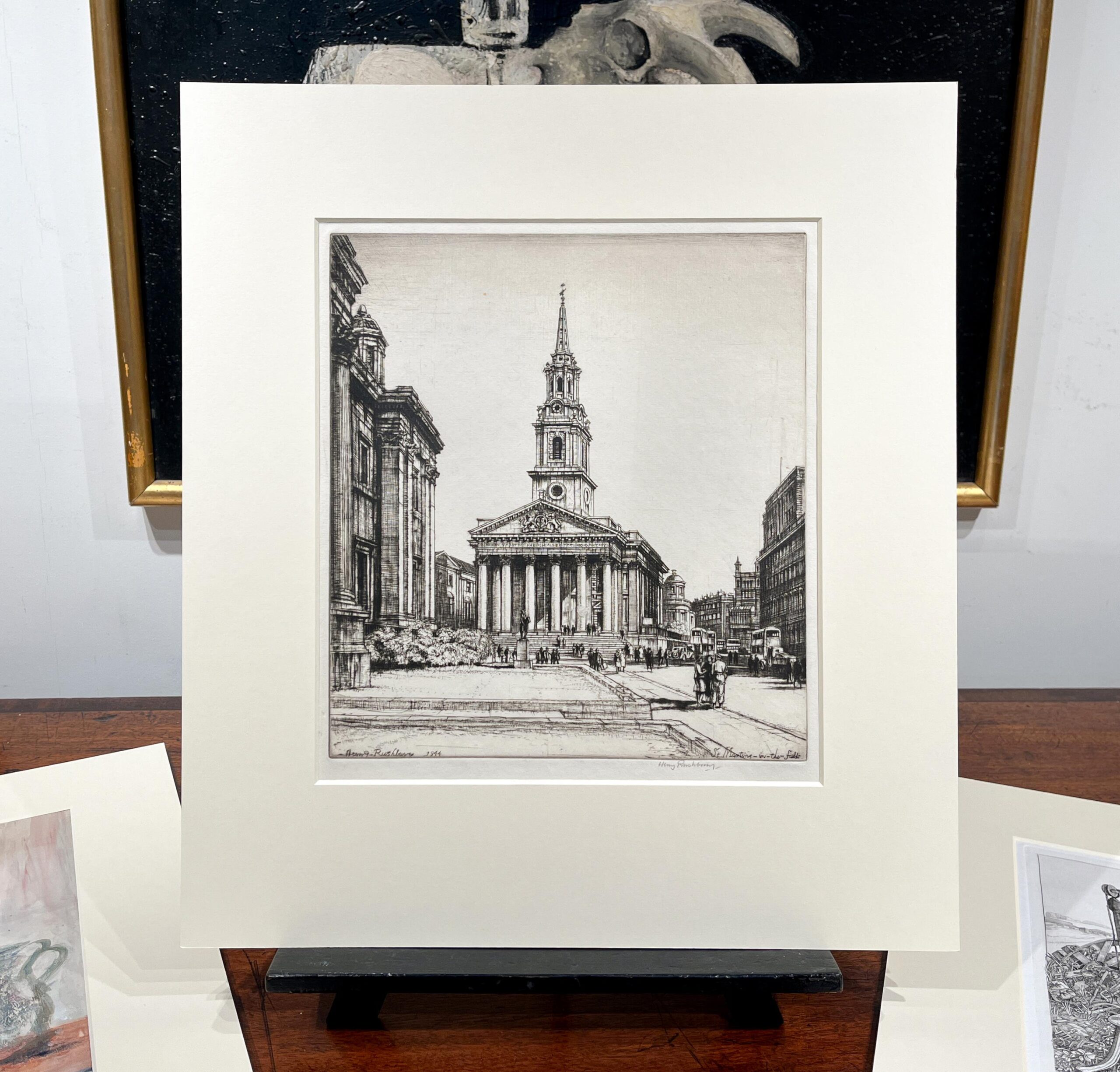 Rushbury R.A. R.E., Sir Henry (1889 – 1968) – London; ‘St Martin-in-the ...