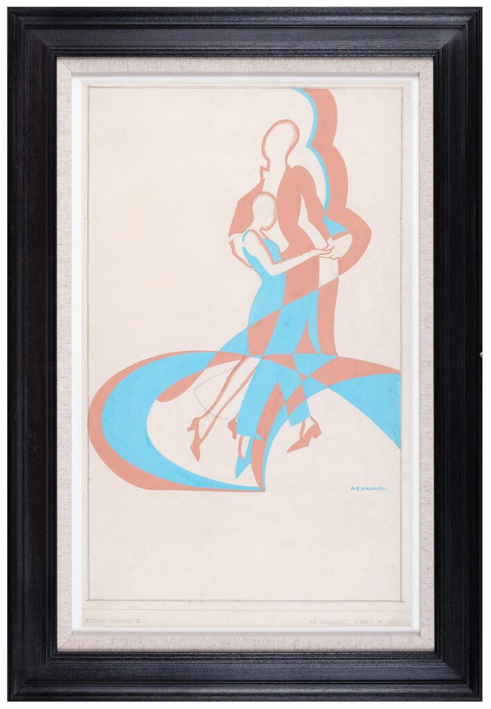 Halliwell, Albert Edward (1905 – 1987) – Dancers; a Poster Design ...