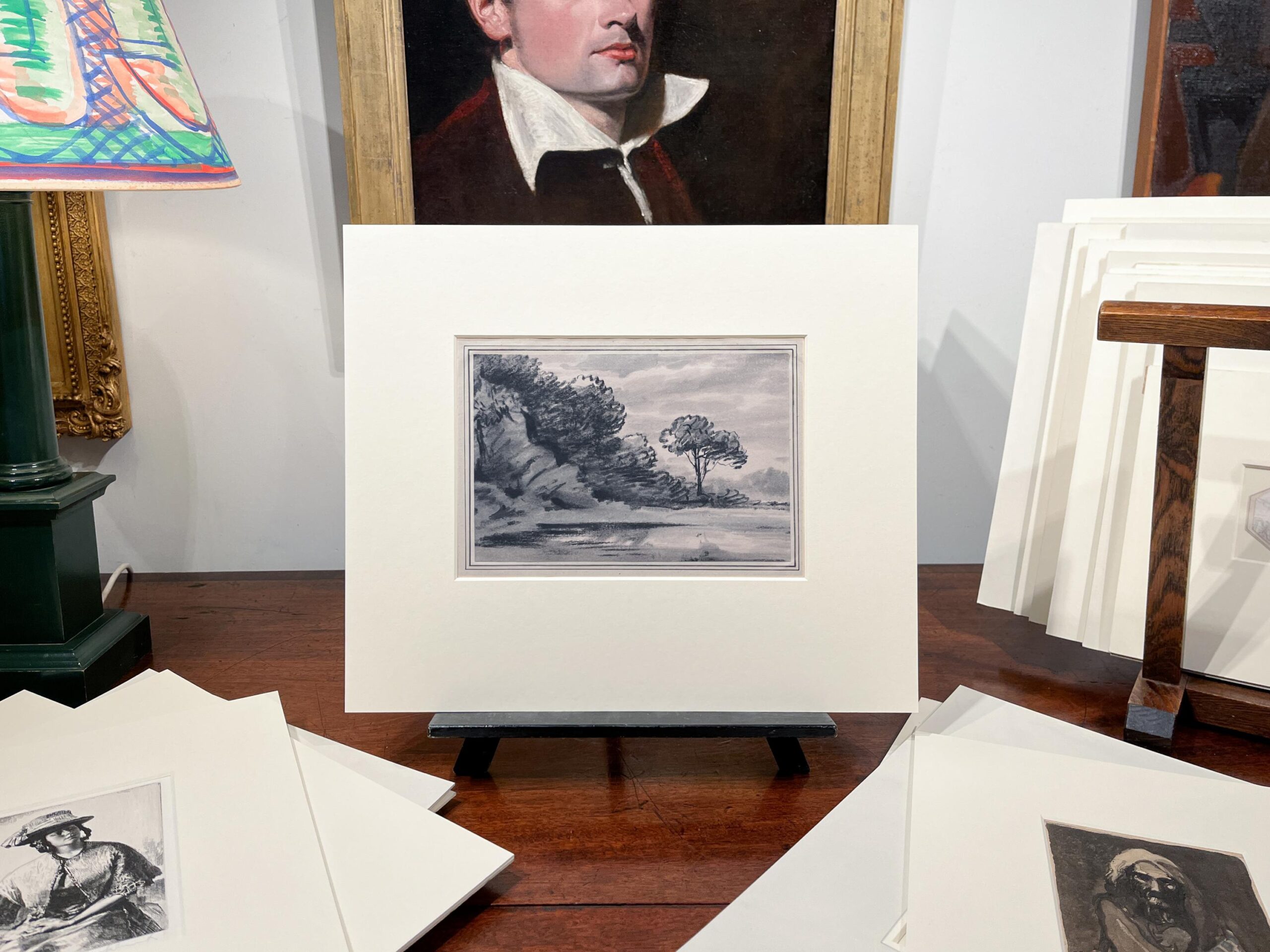 Monro, Dr Thomas (1759 – 1833) – River bank; a capriccio. | ABBOTT and ...