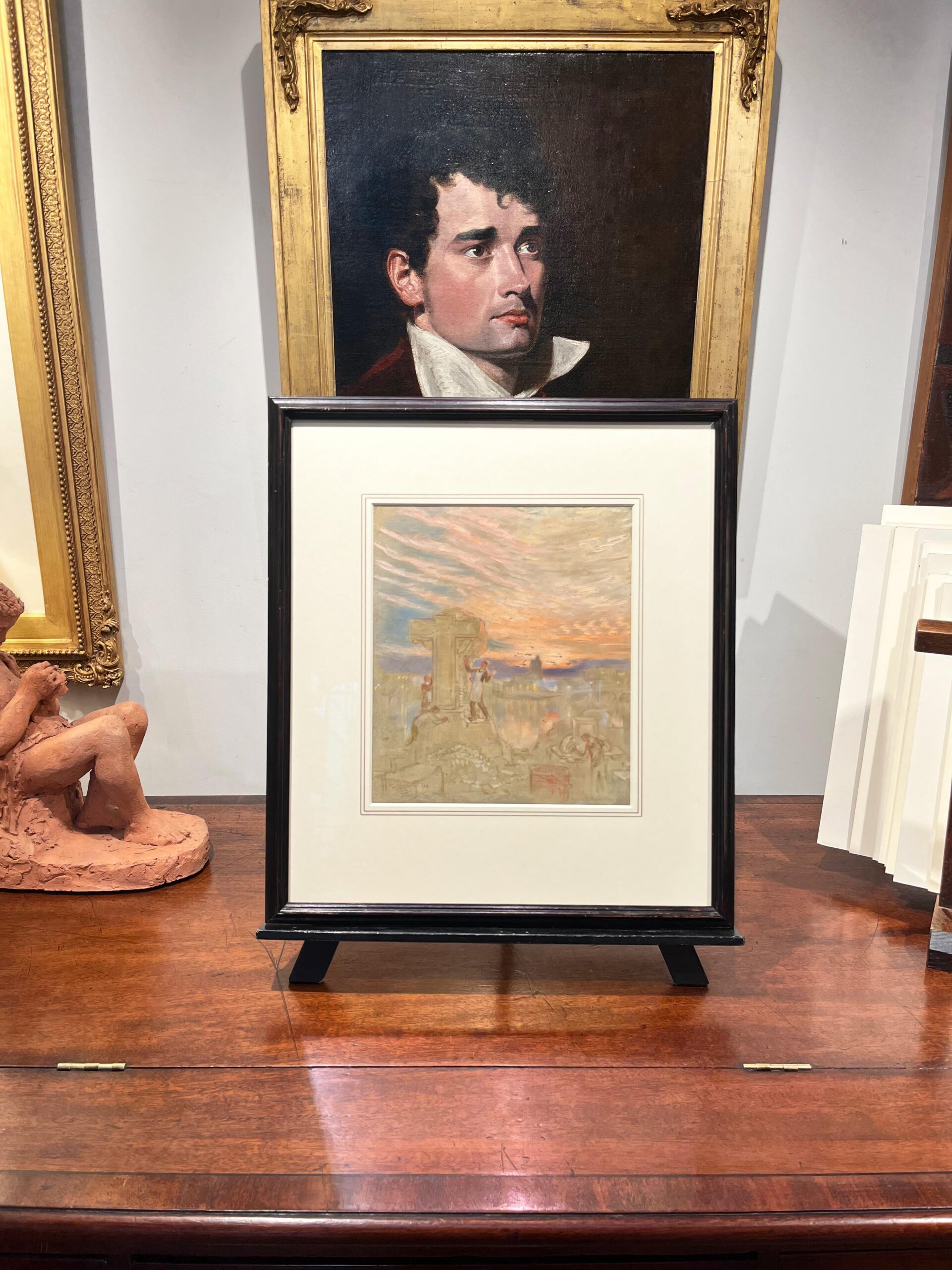 Shackleton N.E.A.C., William (1872 – 1933) – Carving the War Memorial ...