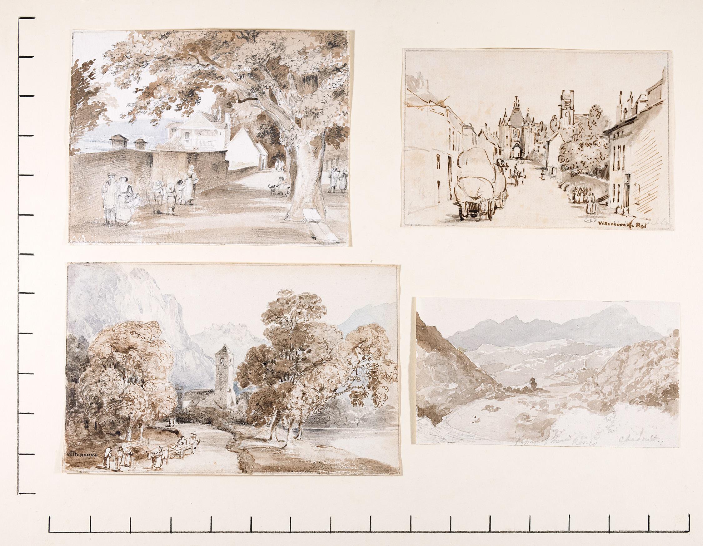 Fanshawe, Elizabeth (1778 – 1856) – FIVE DRAWINGS – | ABBOTT and HOLDER