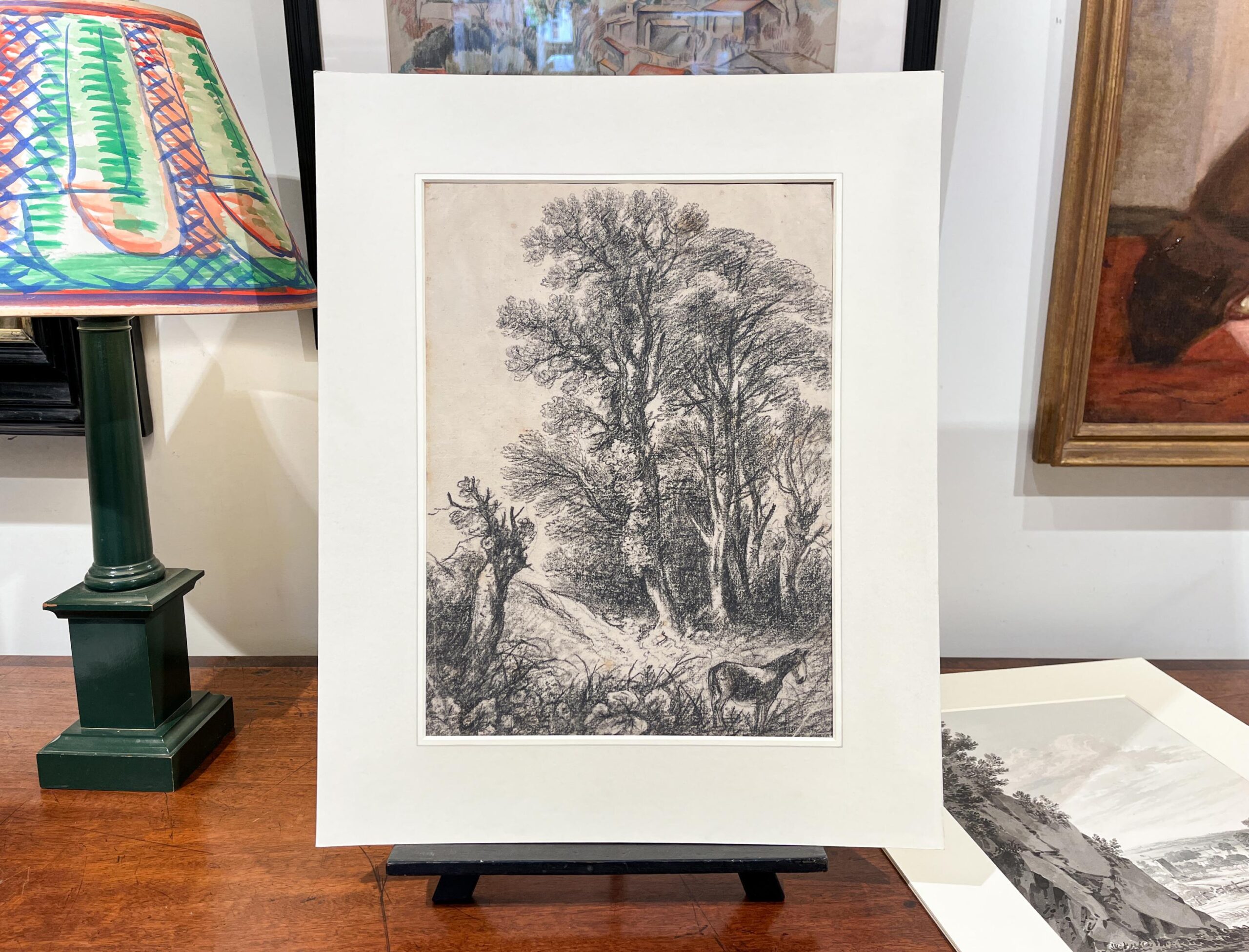 Frost, George (1754 – 1821) – Ancient East Anglian trees and donkey ...