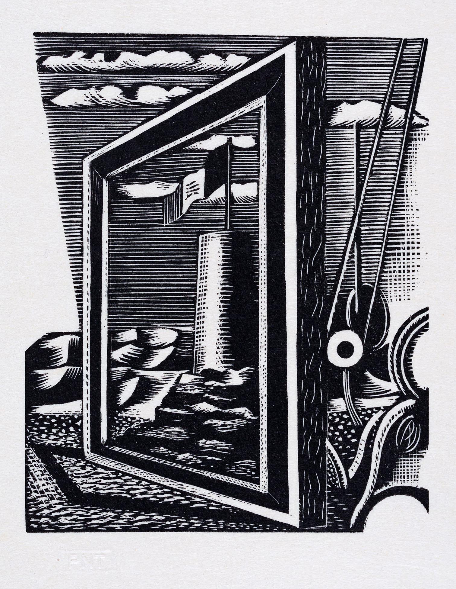 Nash, Paul (1889 – 1946) – ‘Bookplate for Samuel Courtauld’. | ABBOTT ...