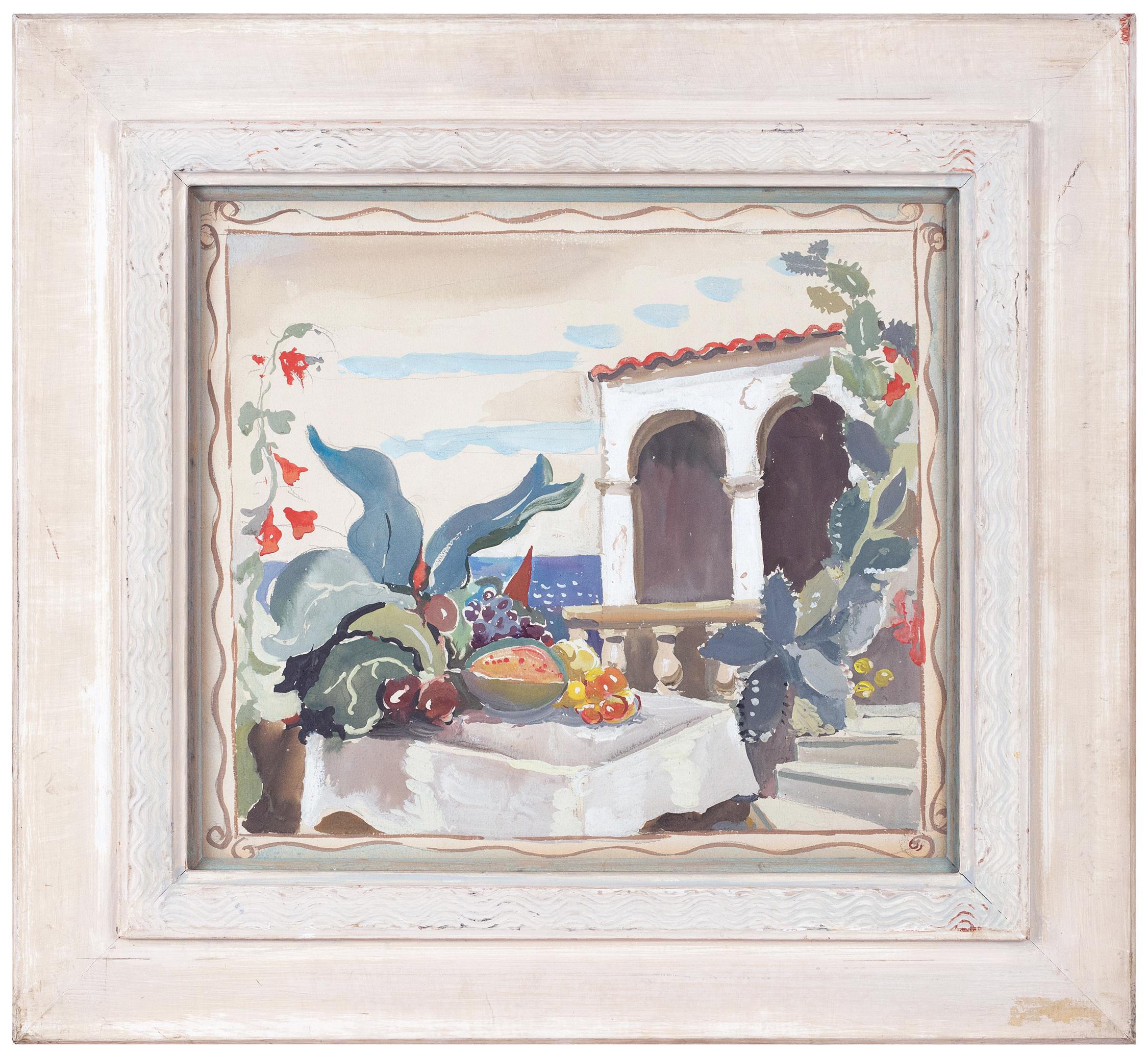 Walton, Allan (1892 – 1948) – Mediterranean Terrace. | ABBOTT and HOLDER