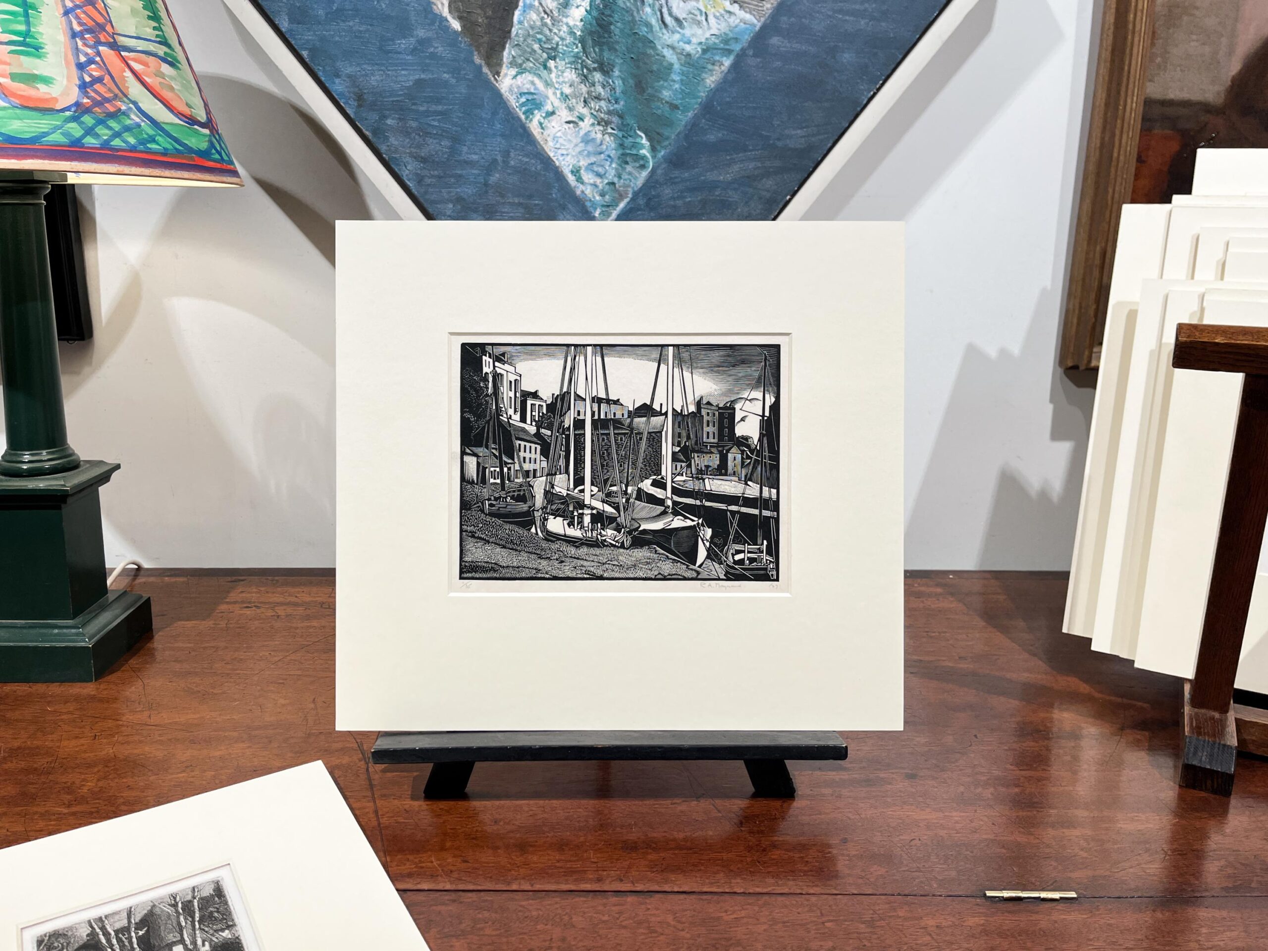 Maynard, Robert Ashwin (1888 – 1966) – Harbour Scene. | ABBOTT and HOLDER