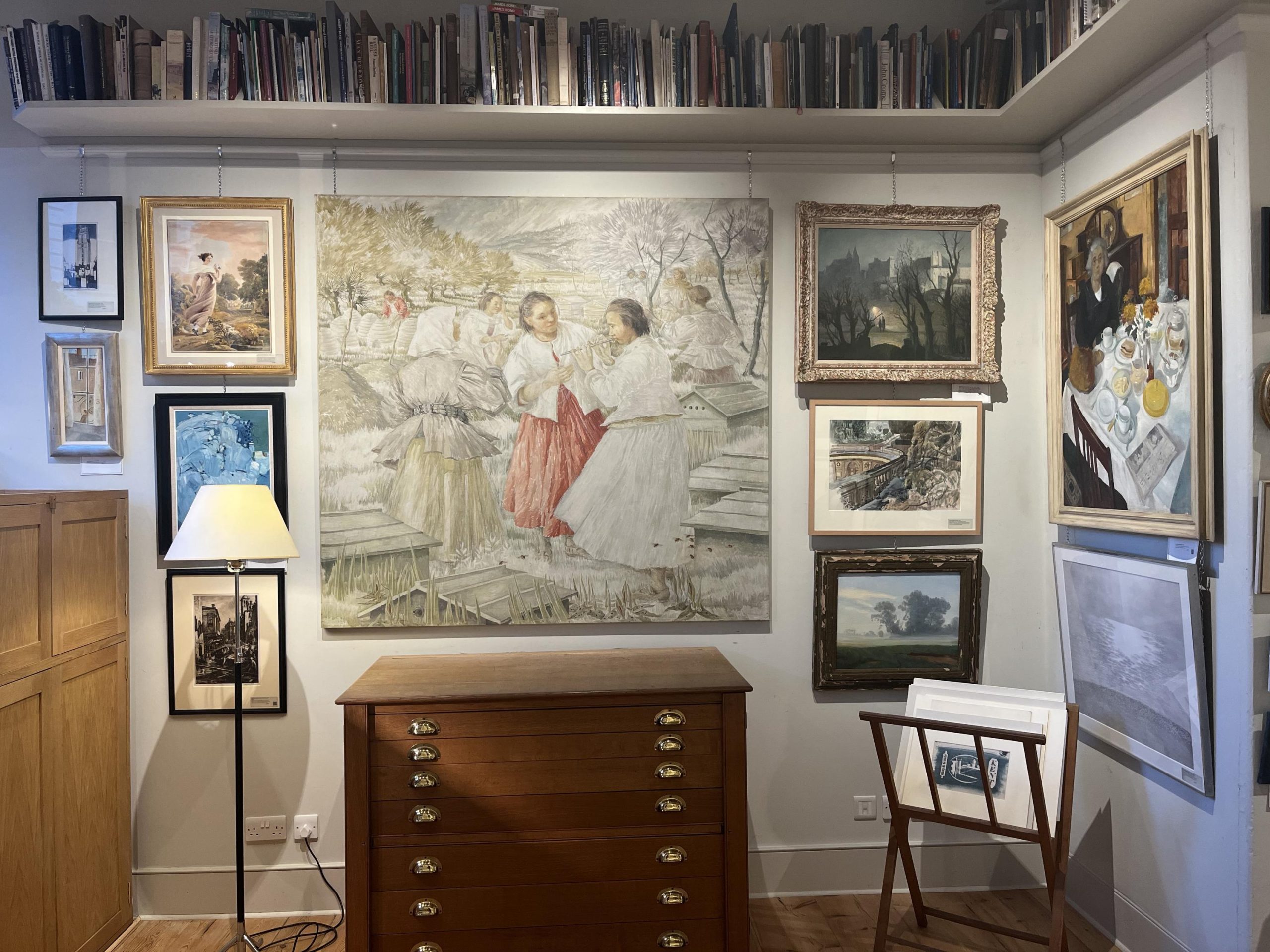 Eldridge R.W.S., Mildred (1909 – 1991) – ‘Telling the Bees’ / ‘Music ...