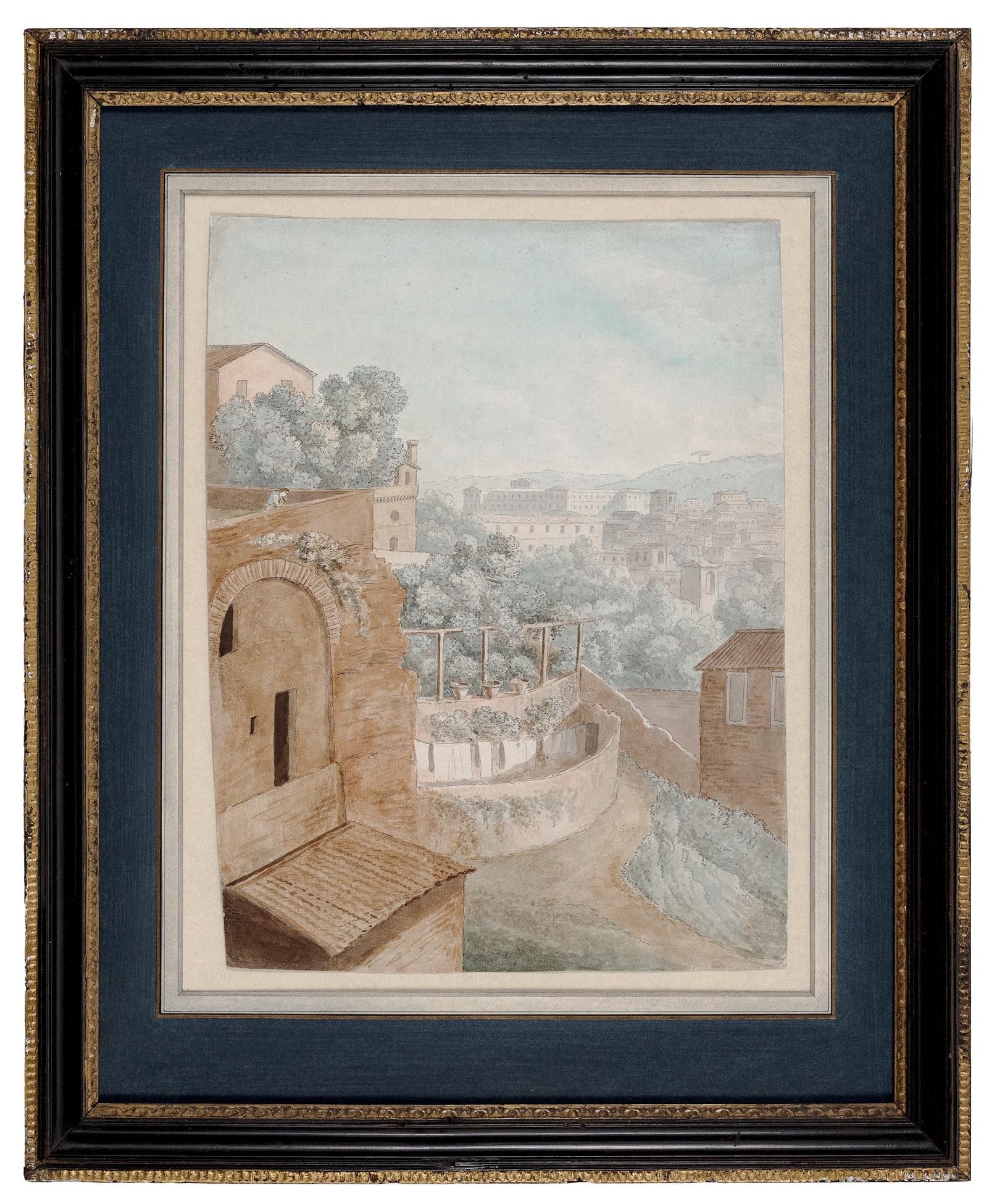 Knight, Ellis Cornelia (1757 – 1837) – Italy; ‘Rupe Tarpea’, the ...