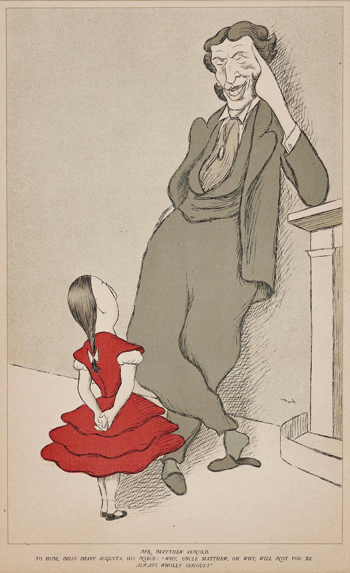Beerbohm, Sir Max (1872 – 1956) – ‘Mr Matthew Arnold. To Him, Miss Mary ...