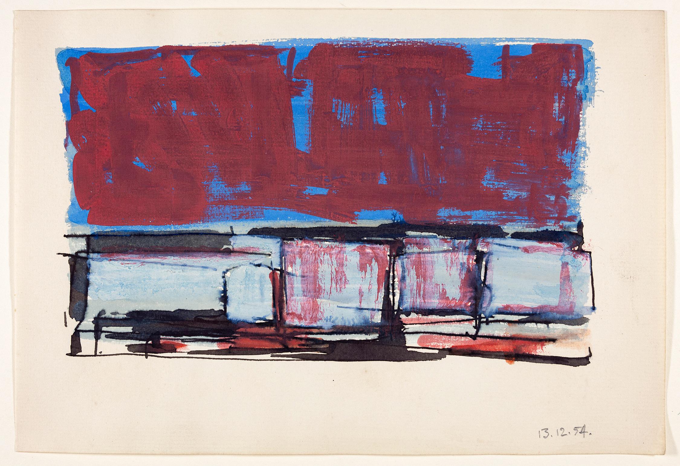 Kay, Bernard (1927 – 2021) – Abstract Composition II. | ABBOTT and HOLDER