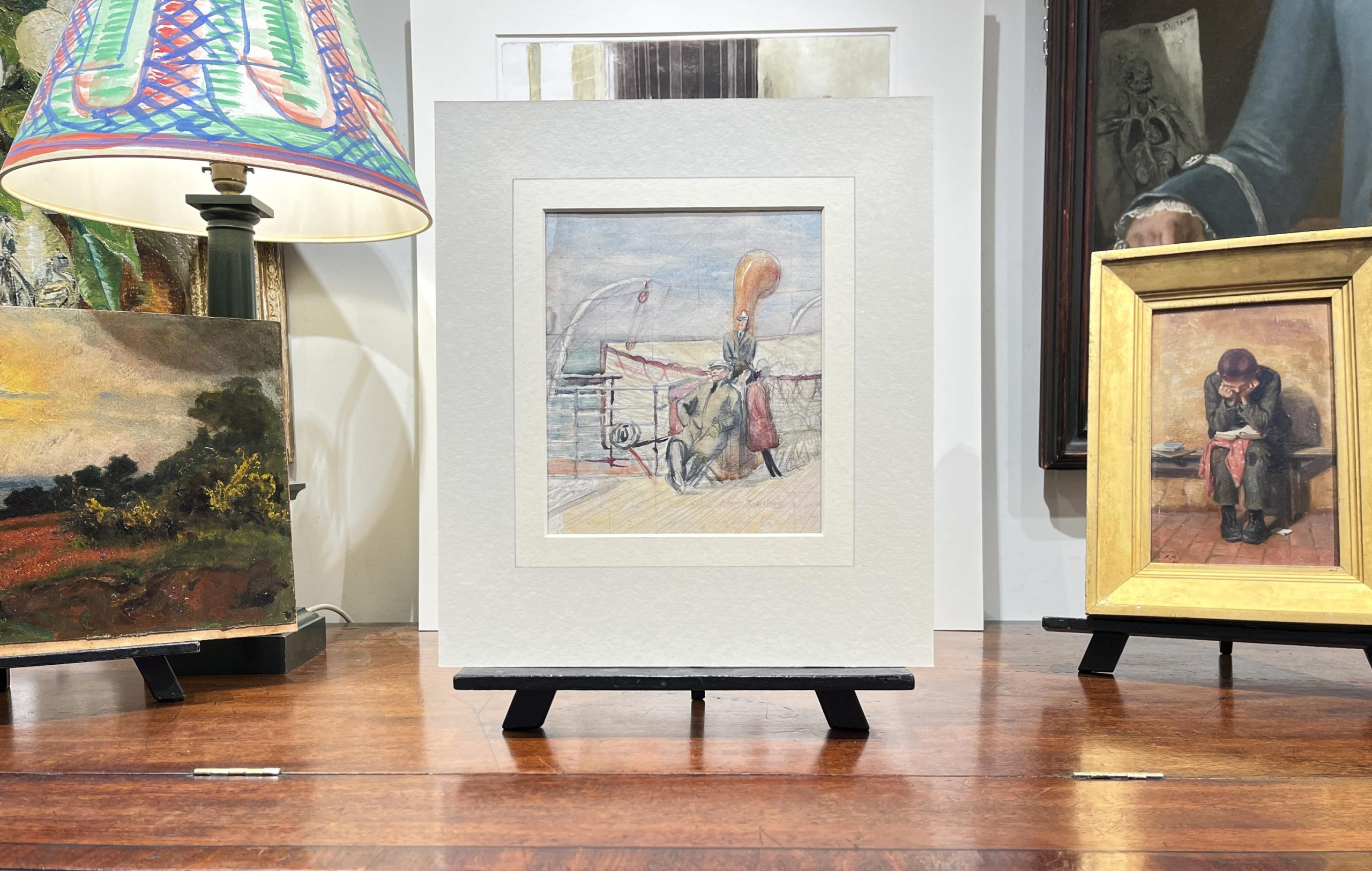 Rushbury R.A. R.E., Sir Henry (1889 – 1968) – On Deck. | ABBOTT and HOLDER