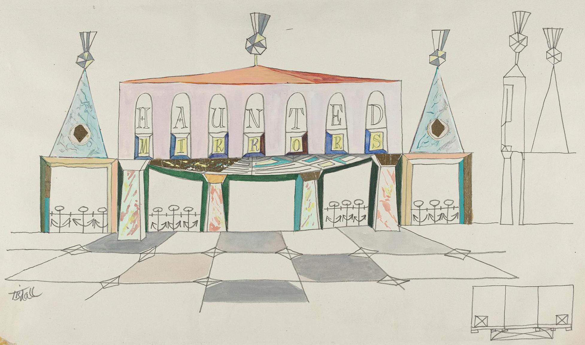 Tisdall, Hans (1910 – 1997) – Festival of Britain; ‘Haunted Mirrors ...