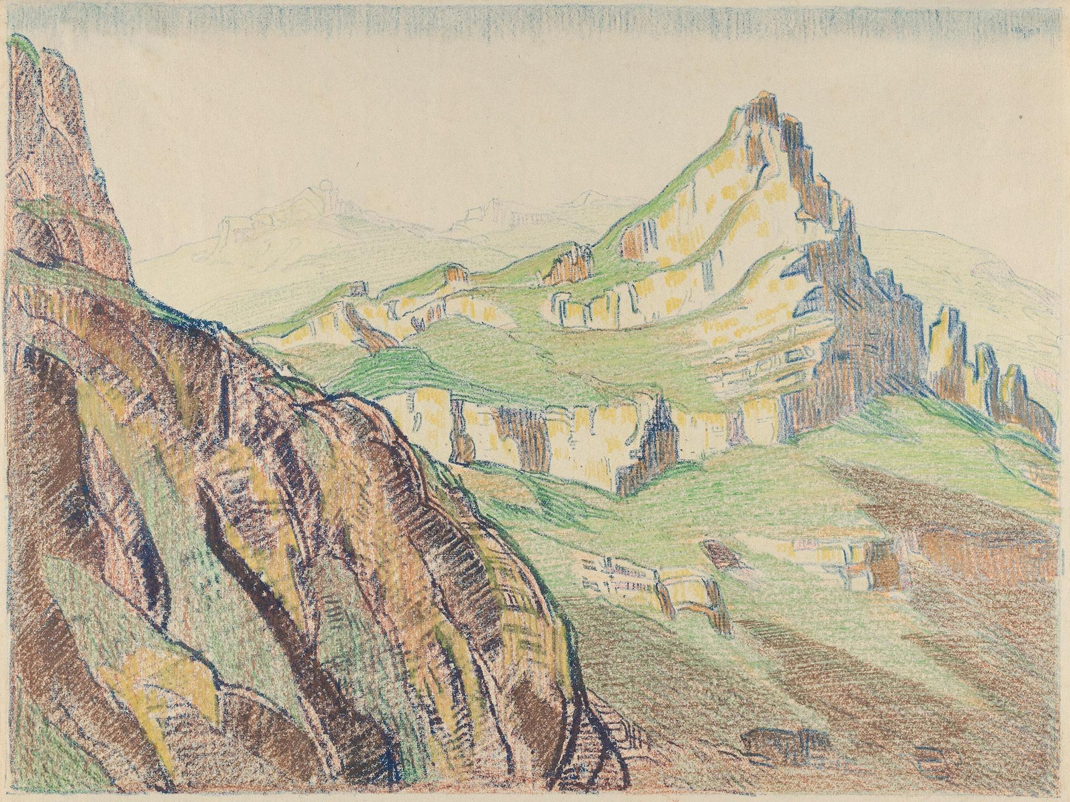 Allinson N.E.A.C., Adrian (1890 – 1959) – Southern Landscape. | ABBOTT ...