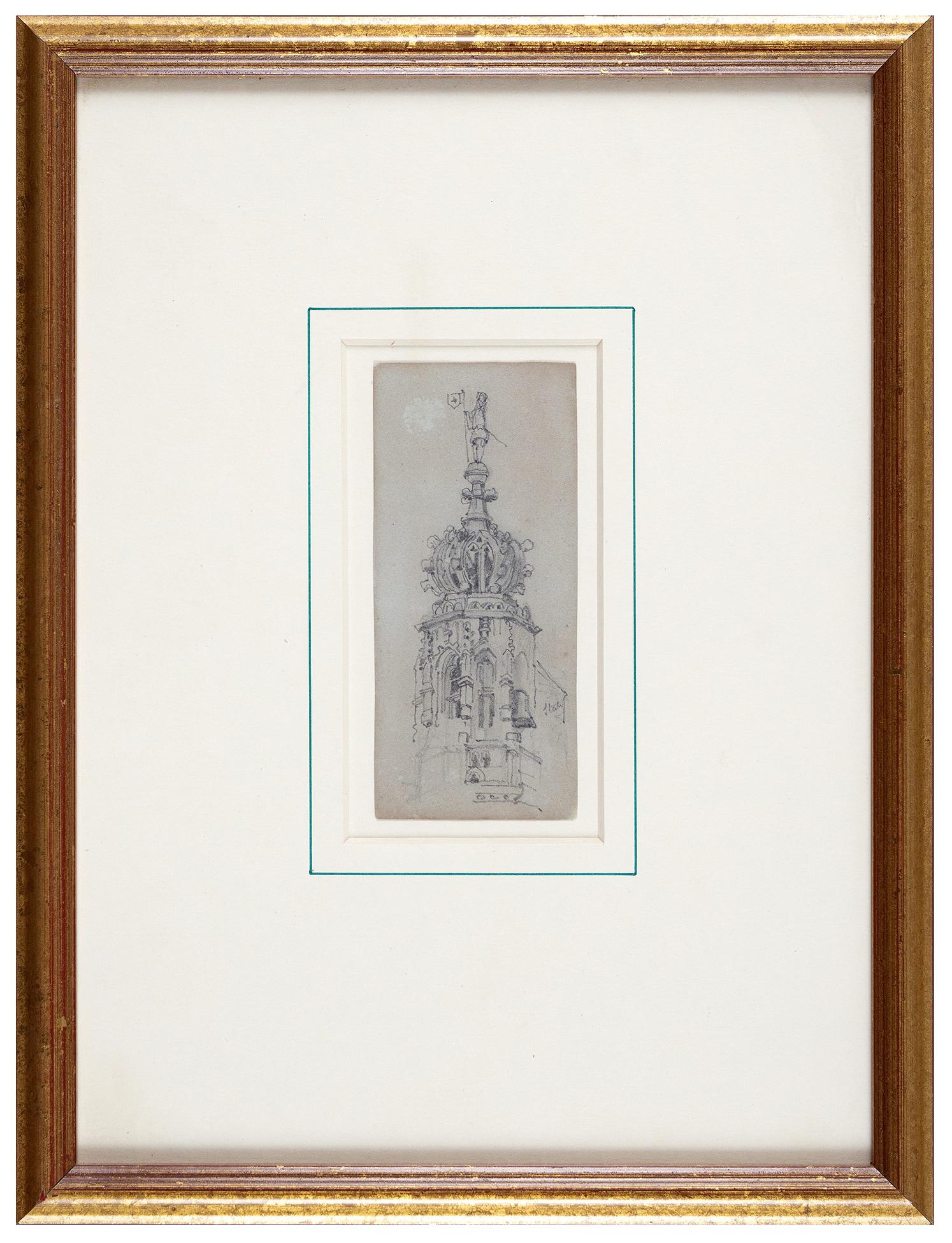 Prout O.W.S., Samuel (1783 – 1852) – An architectural study. | ABBOTT ...