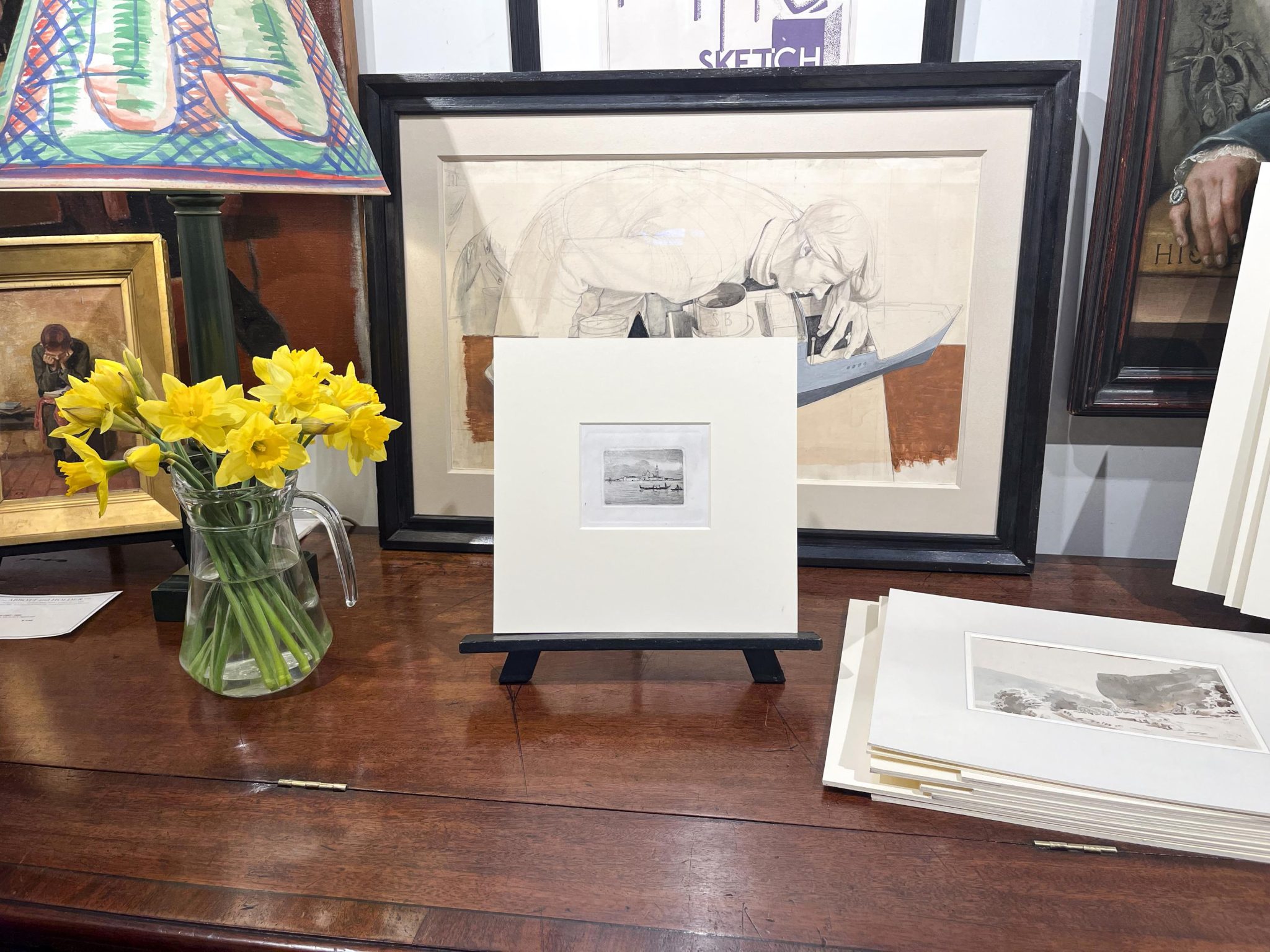 ANON (Twentieth-Century) – Italy; Venice, San Giorgio from the Lagoon ...