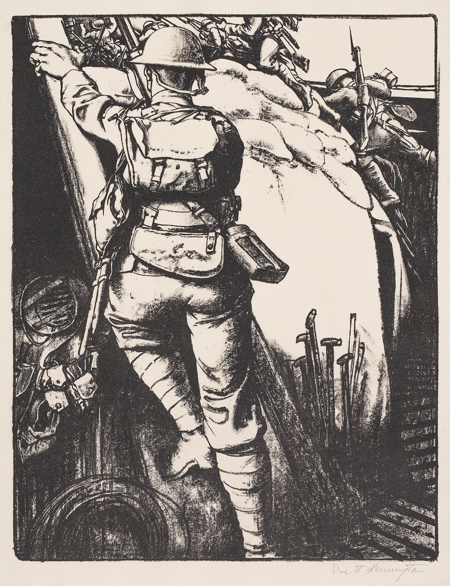 Kennington R.A., Eric (1883 – 1960) – ‘Making Soldiers’. | ABBOTT and ...