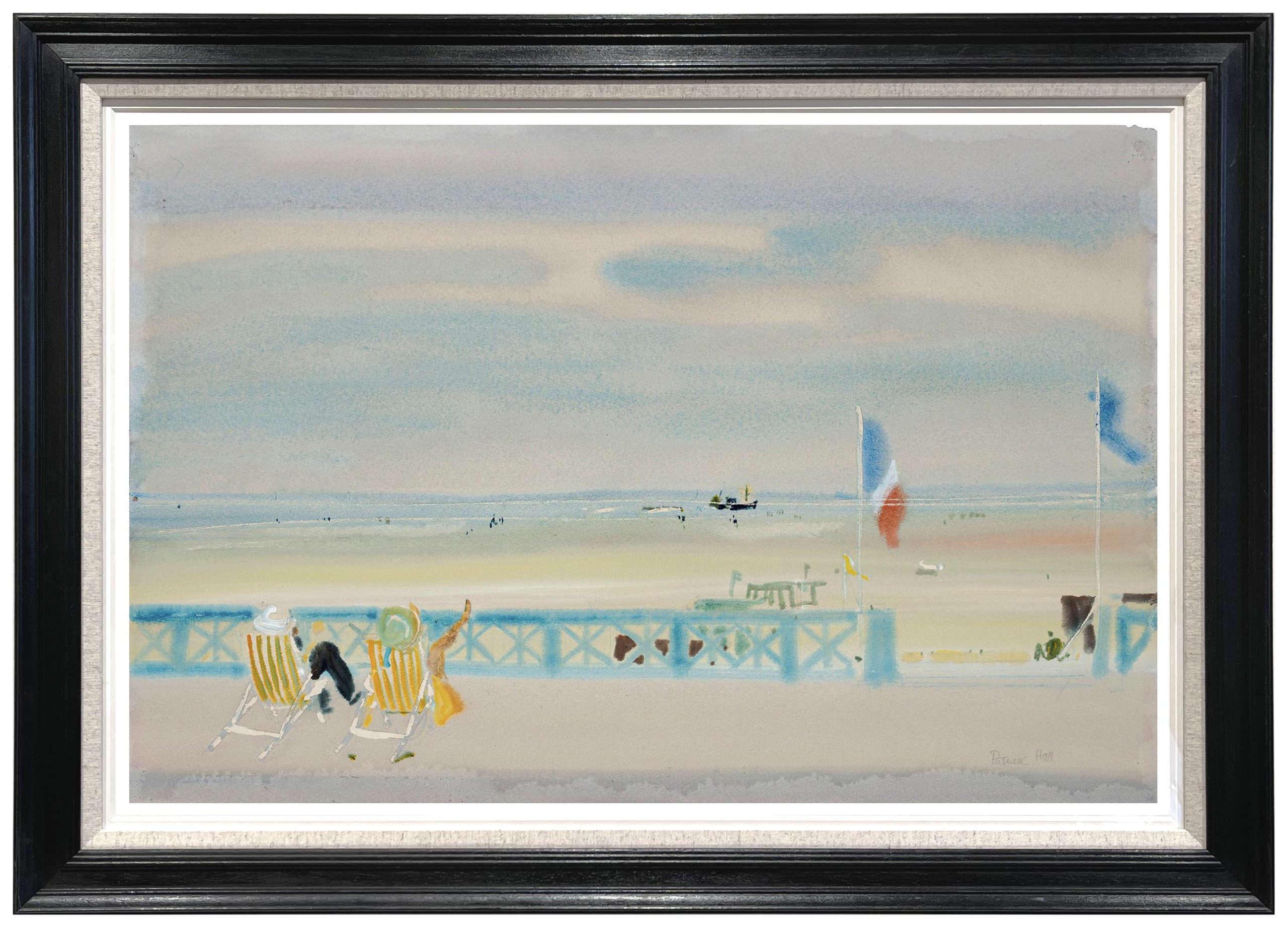 Hall, Patrick (1906 – 1992) – France; Beach and Promenade. | ABBOTT and ...