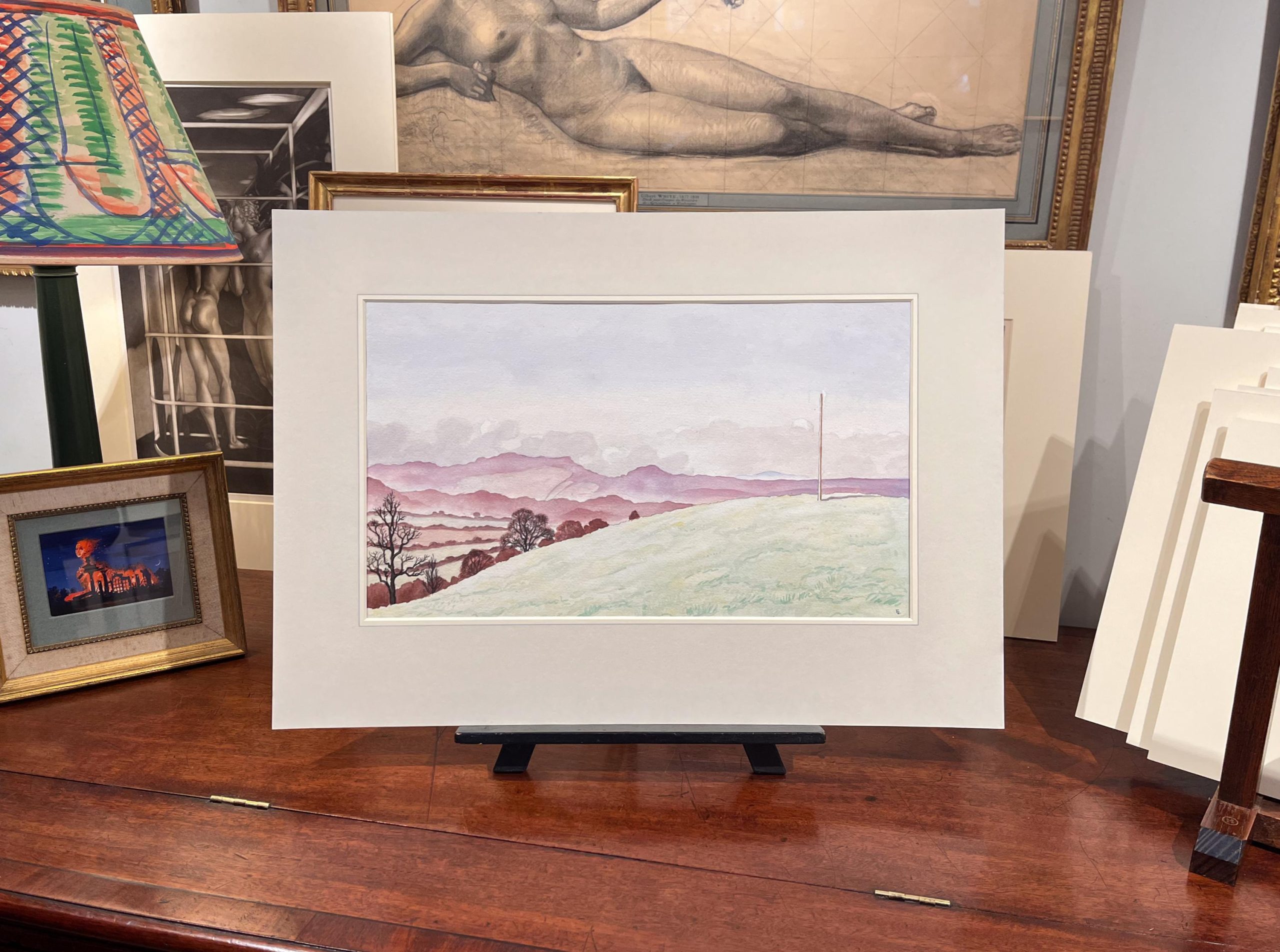 Graham, Fergus (1900 – 1968) – Winter landscape and beacon. | ABBOTT ...