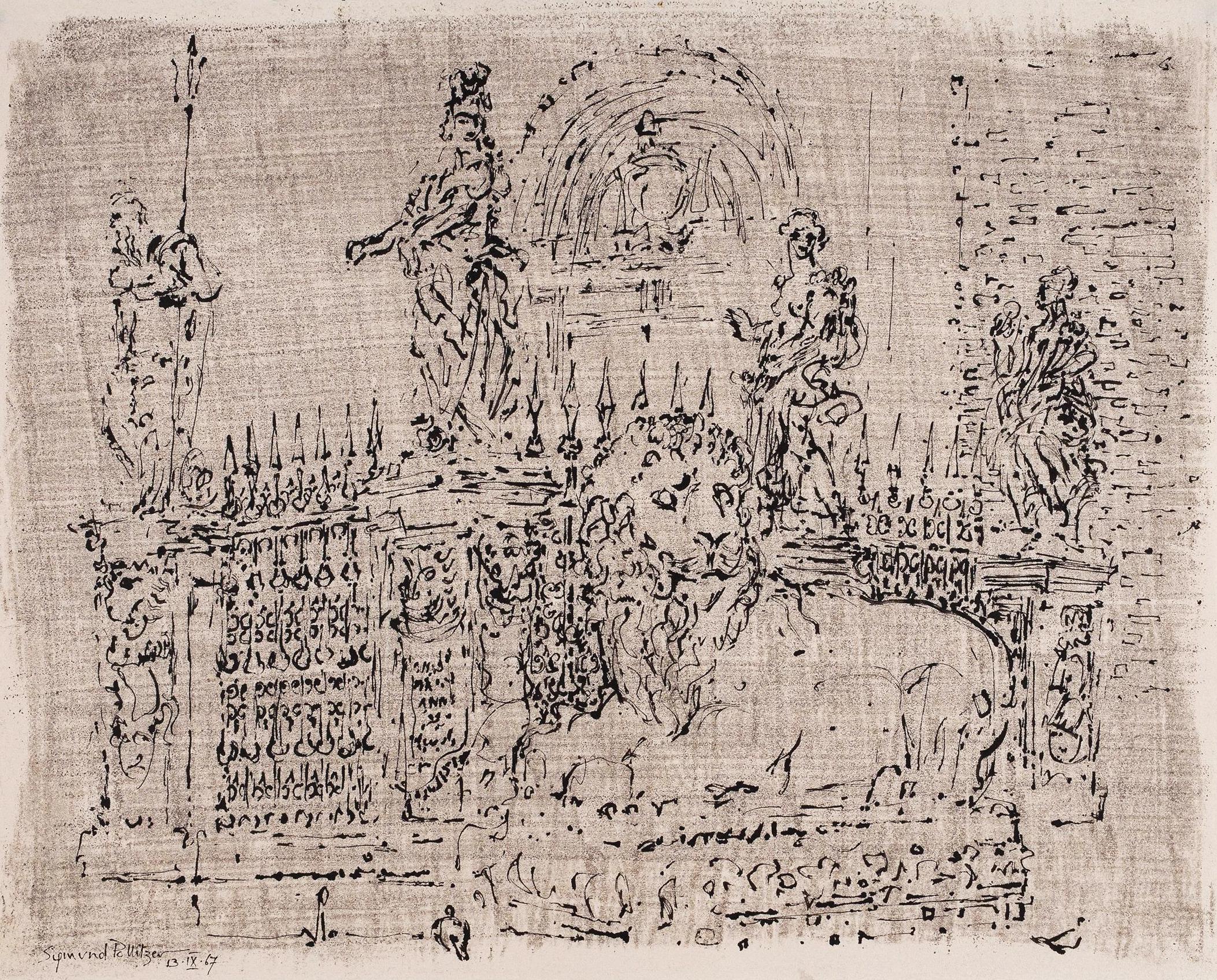 Pollitzer, Arthur Sigmund (1913 – 1983) – Italy; Venice, the Porta di ...