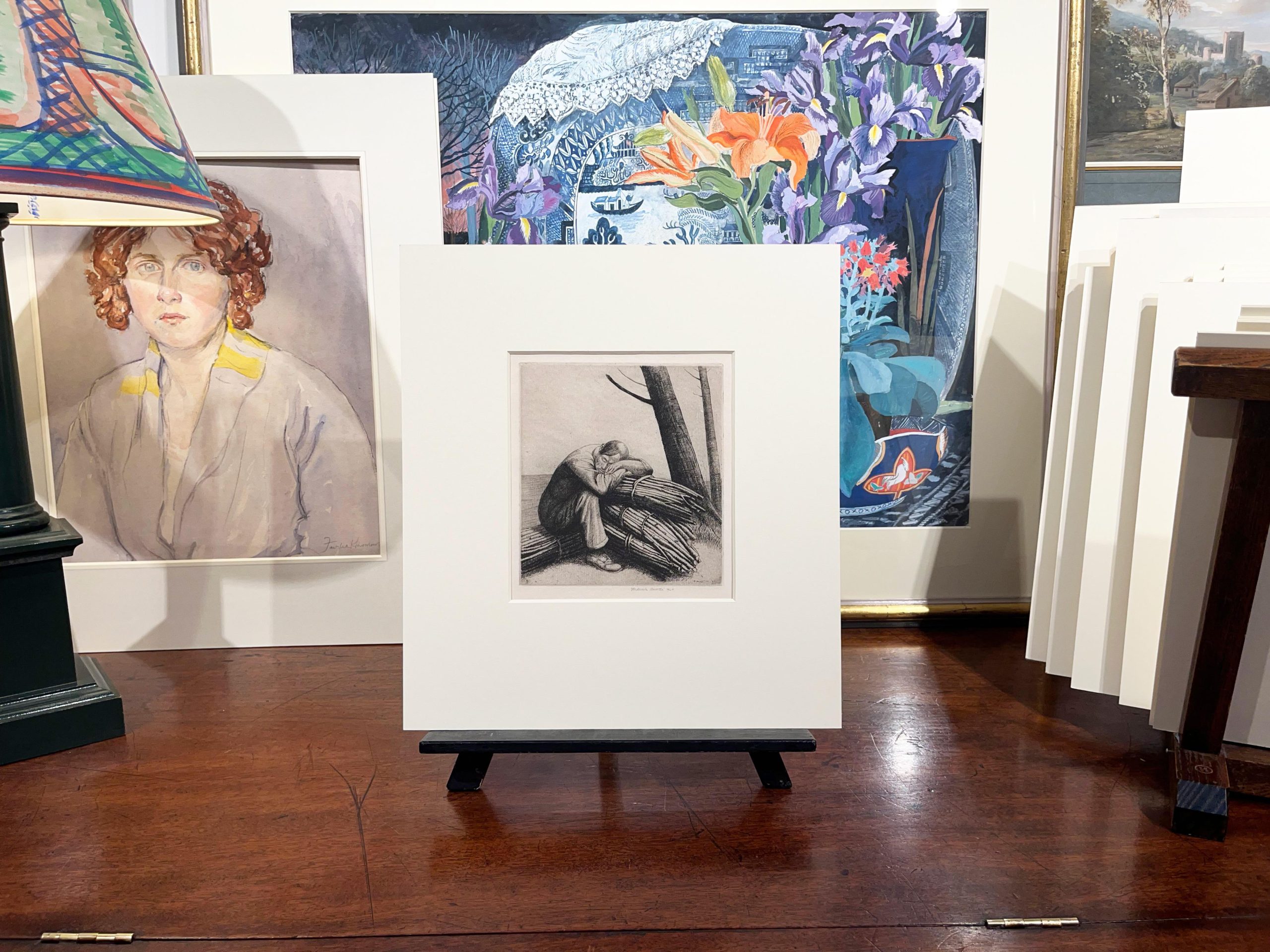 Austin, Frederick George (1902 – 1990) – ‘A Woodman Resting’. | ABBOTT ...