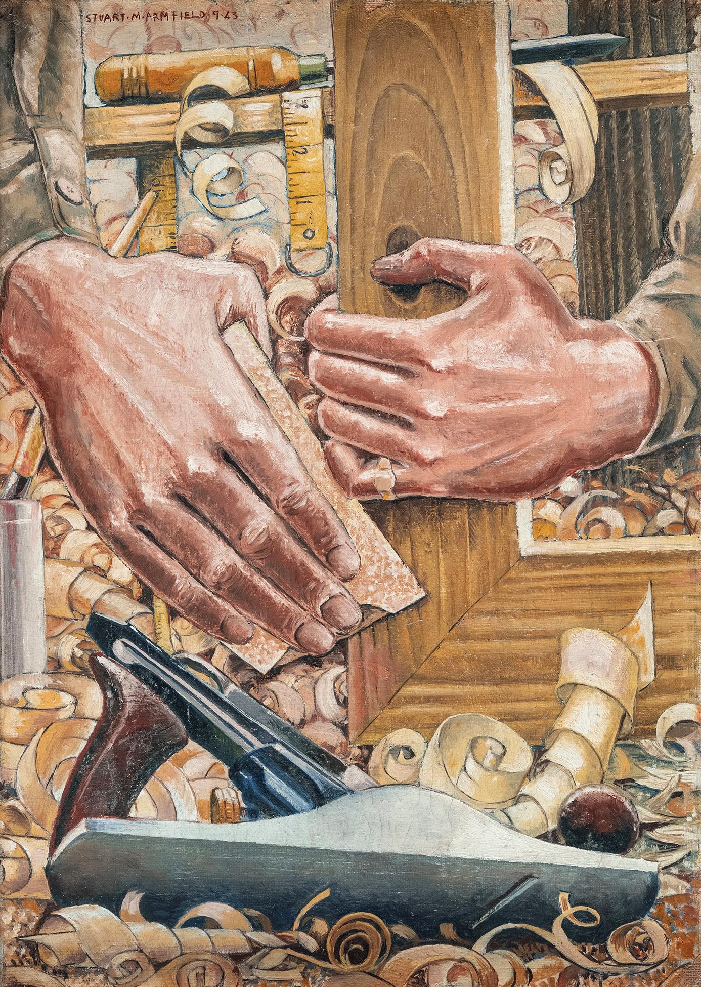 Armfield, Stuart (1916 – 1999) – ‘The Carpenter’ / The Frame Maker ...