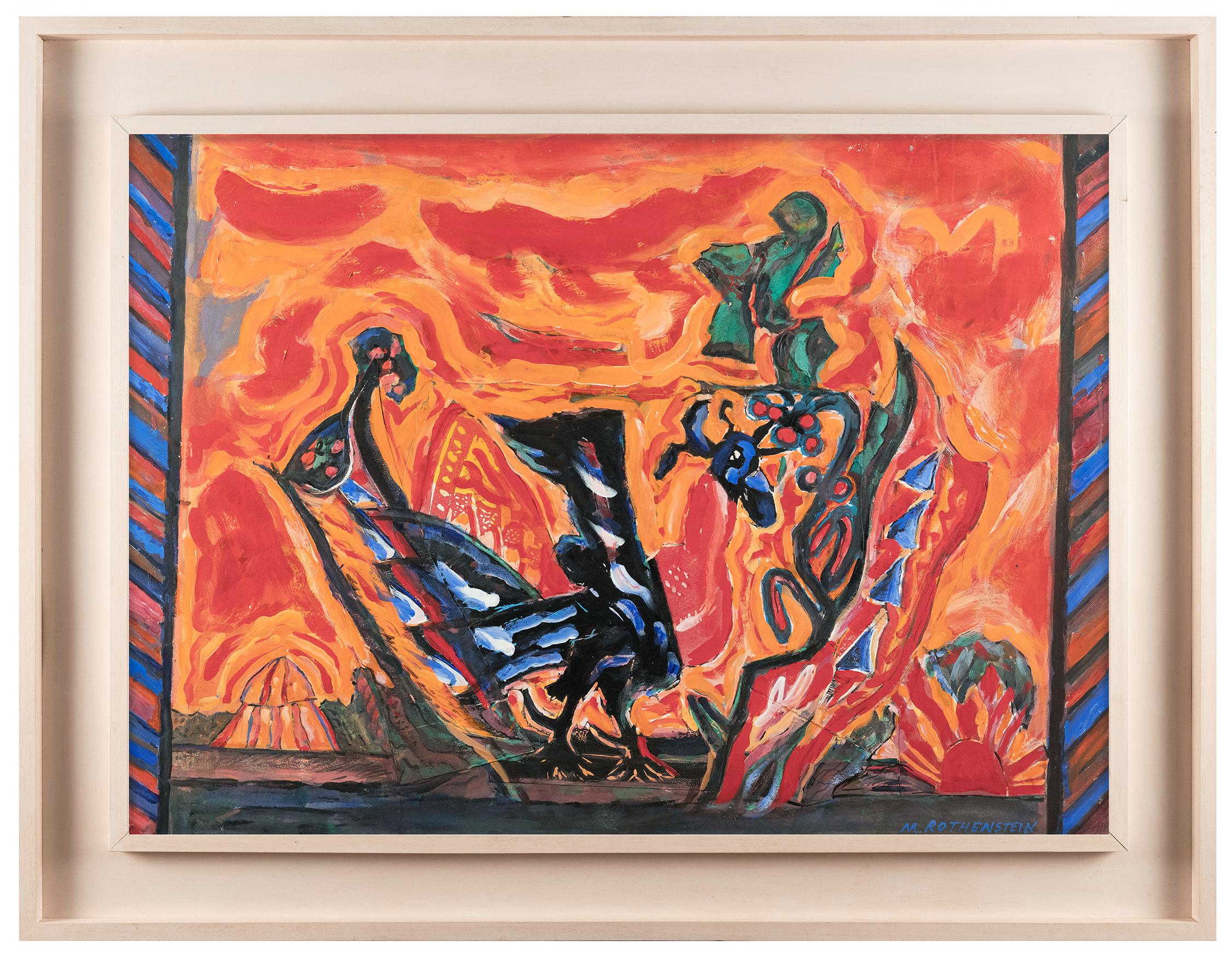 Rothenstein R.A., Michael (1908 – 1993) – ‘Fire Birds’. | ABBOTT and HOLDER