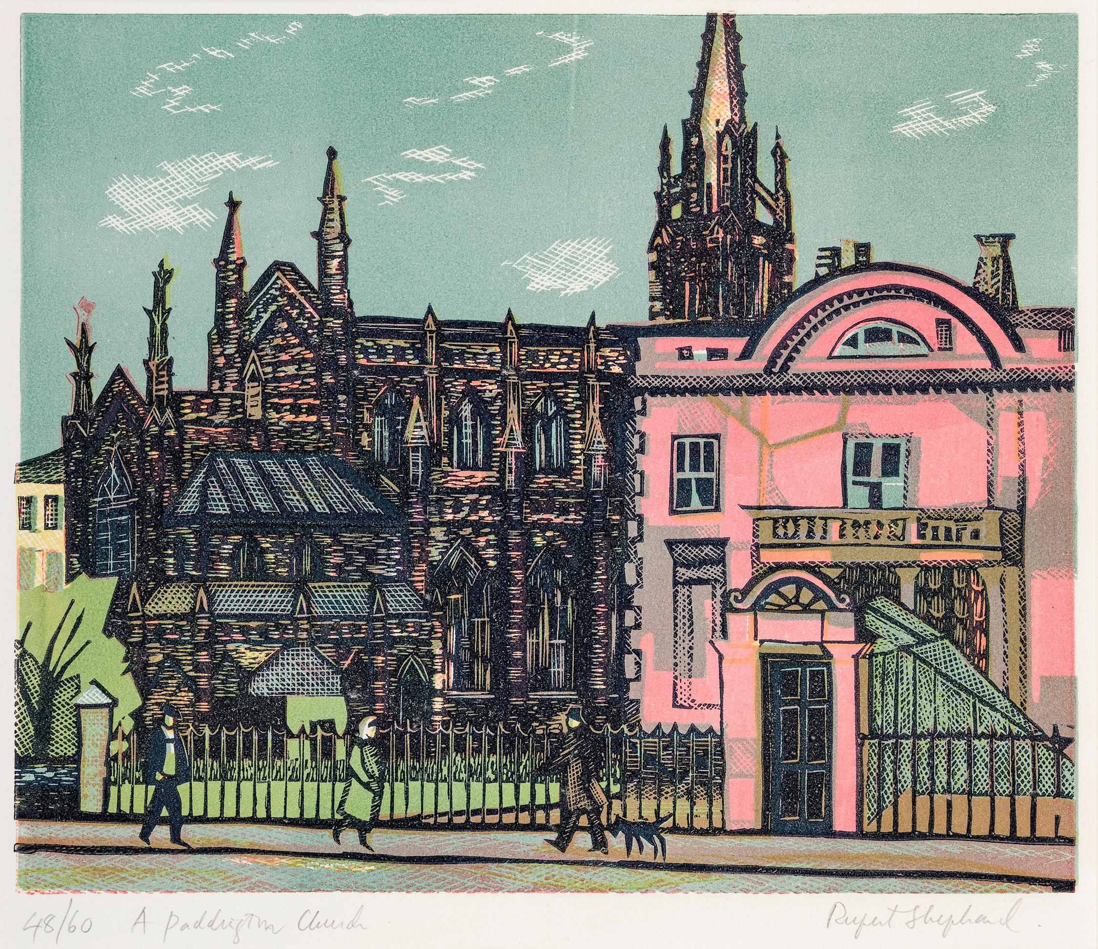 Shephard R.S.P.P., Rupert (1909 – 1992) – London; ‘A Paddington Church’ (Holy Trinity ...