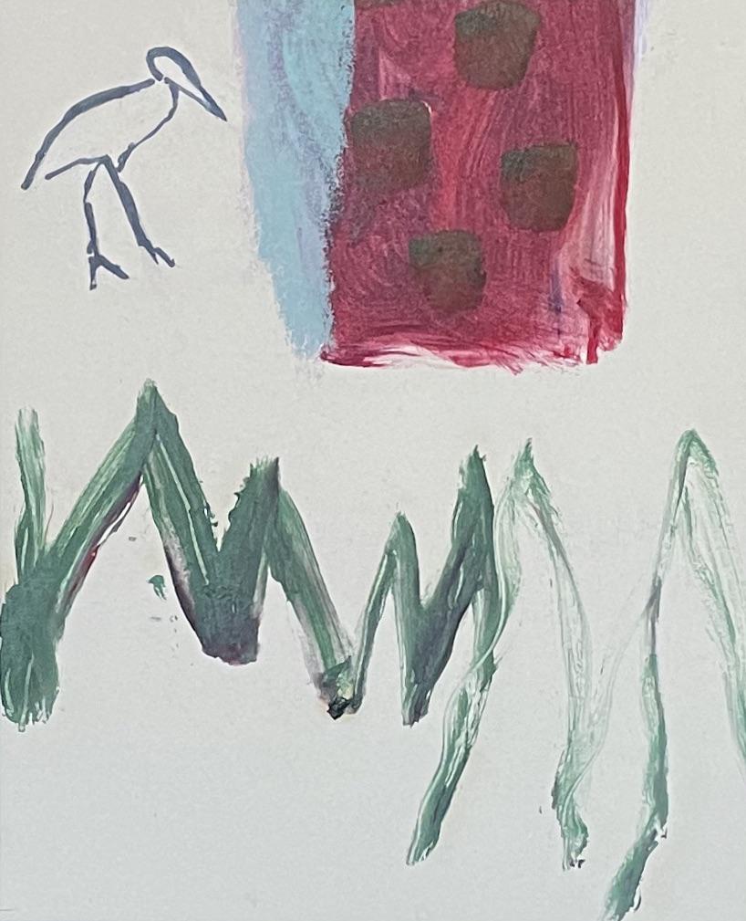 Stilwell (Contemporary), Peter – ‘Heron and Reedbed’. | ABBOTT and HOLDER