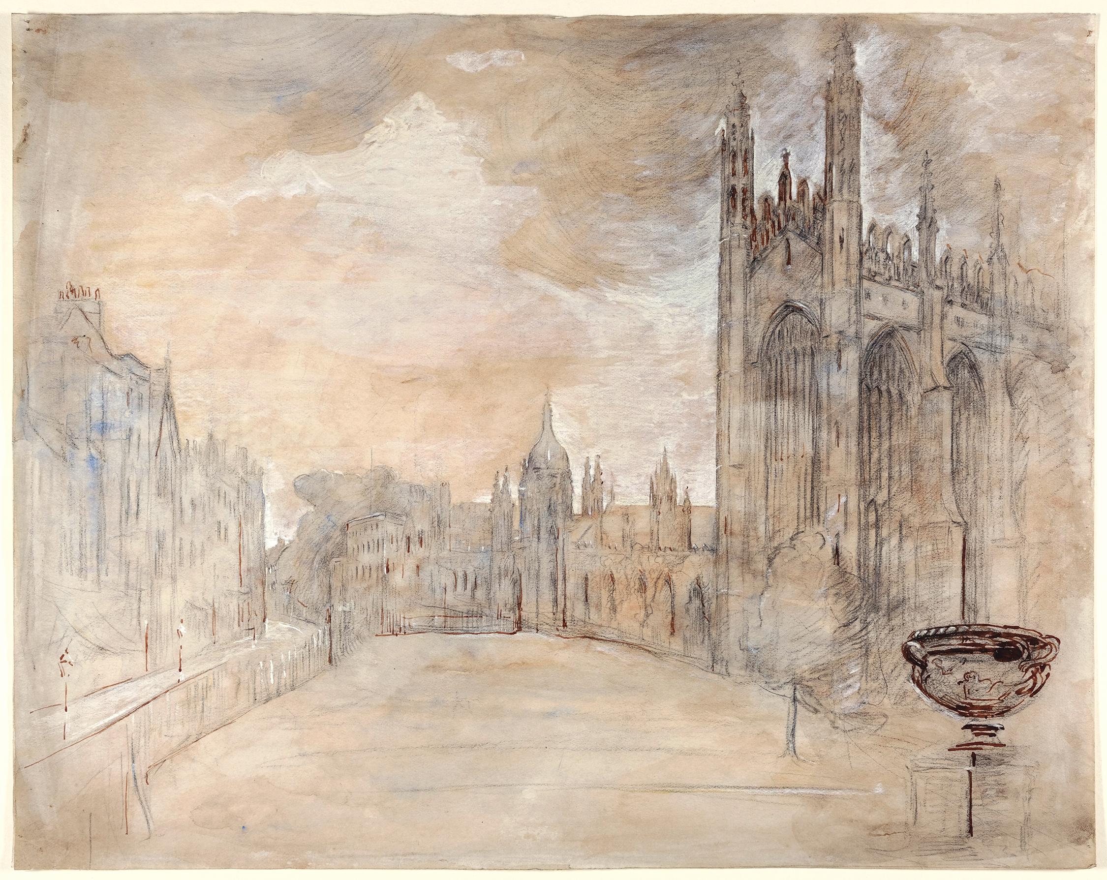 Headlam, Mary (1874 – 1959) – Cambridge; Kings Parade (Cf. No.5 ...