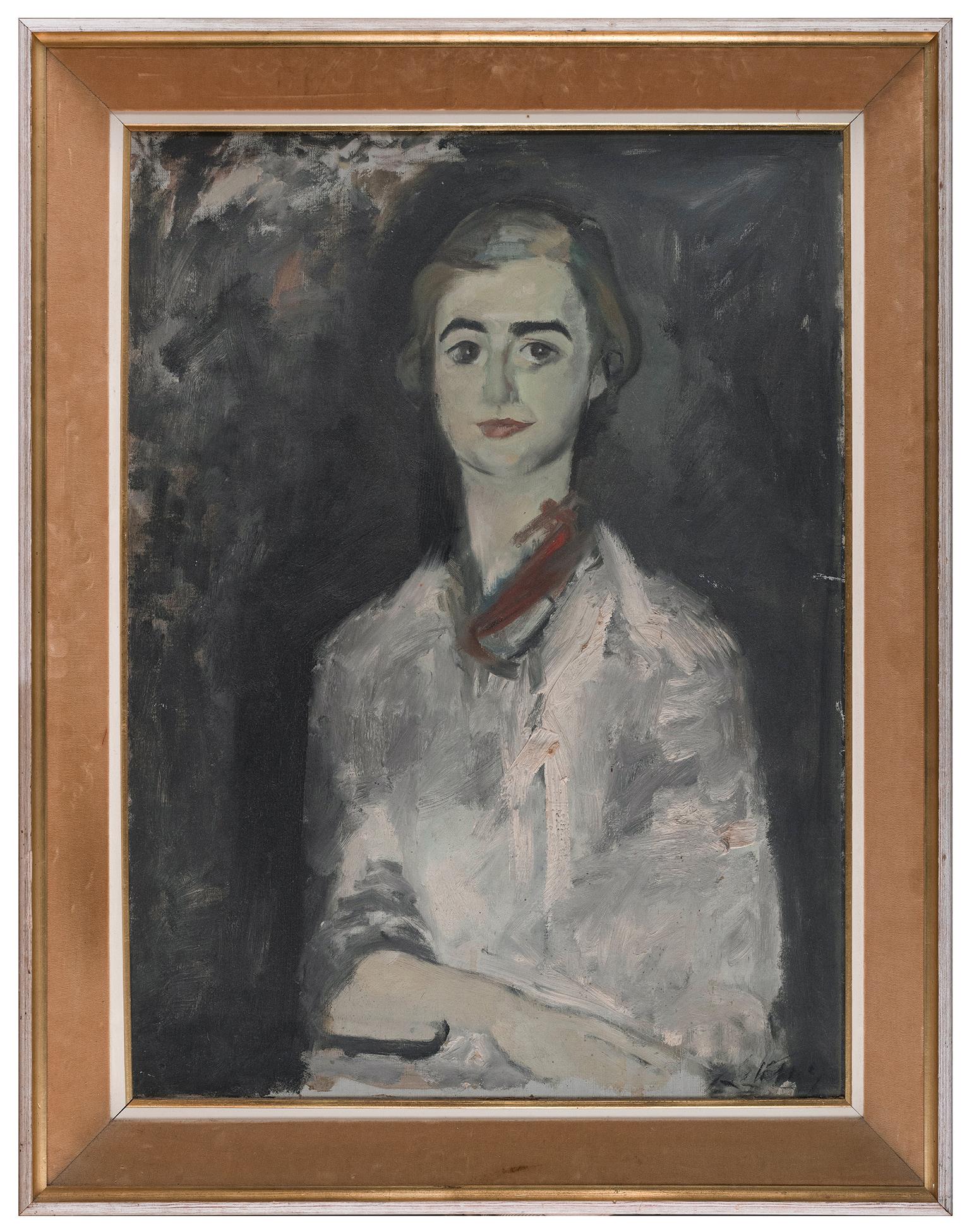Stubbing, Tony (1921 – 1983) – Portrait of the artist Ruth Heppel (1926 ...