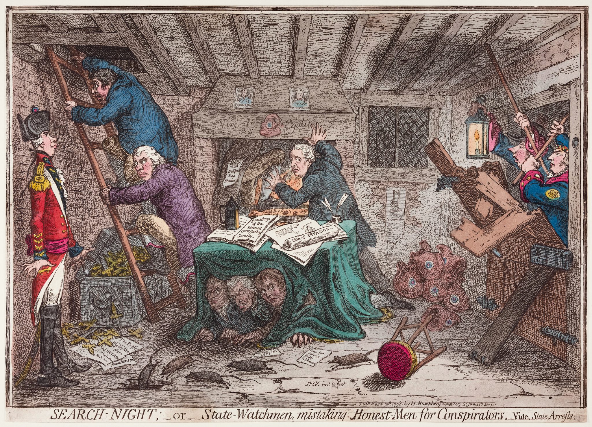 JAMES GILLRAY – SATIRES and CARICATURES | ABBOTT and HOLDER