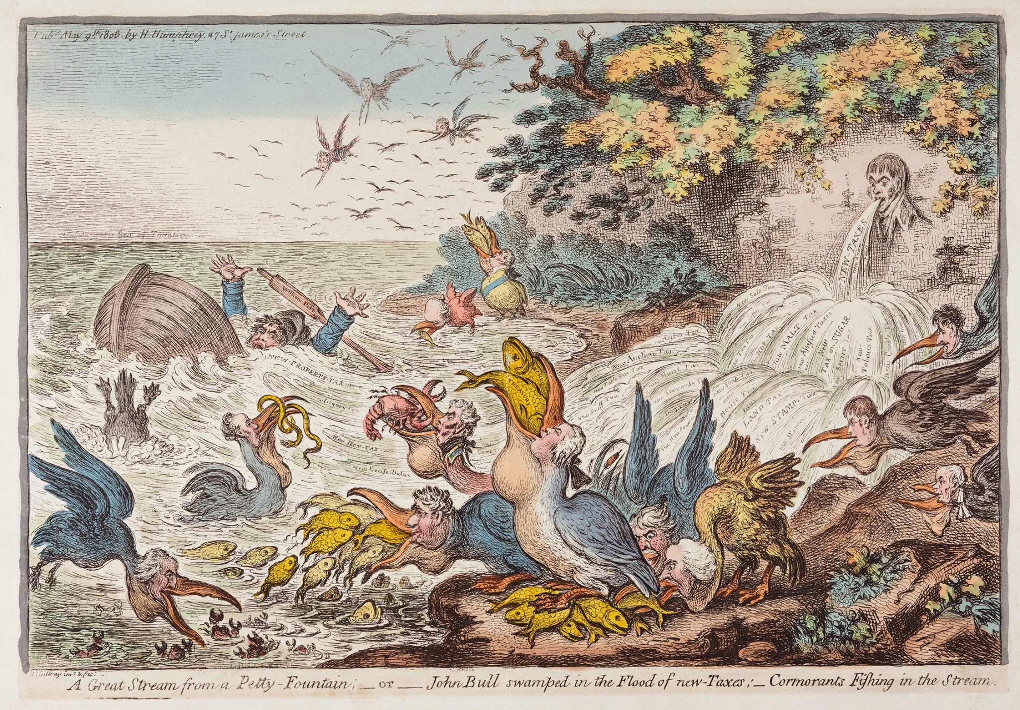 JAMES GILLRAY – SATIRES and CARICATURES | ABBOTT and HOLDER