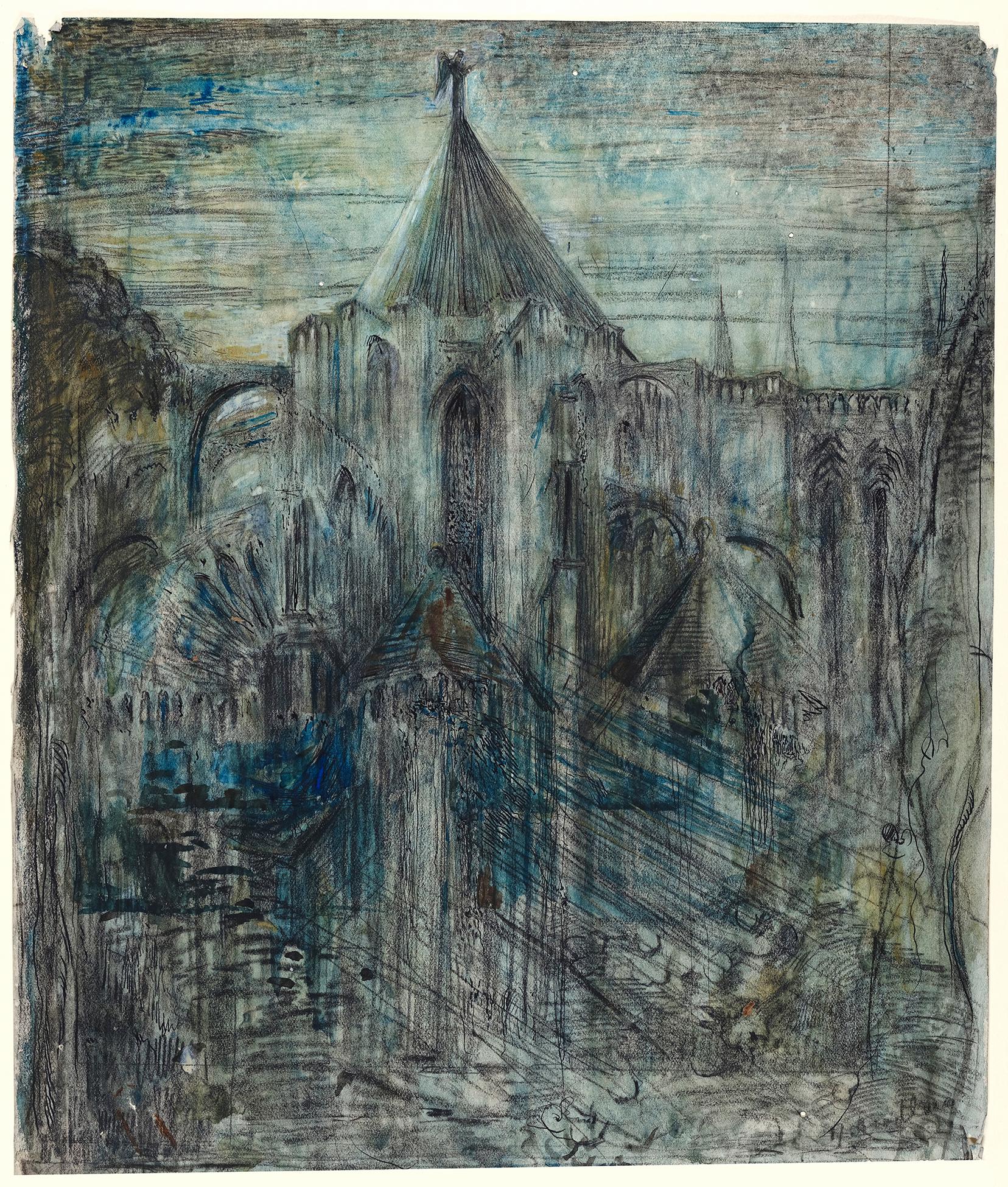 Headlam, Mary (1873 – 1959) – France; Paris, the Angel of Chartres (Cf ...