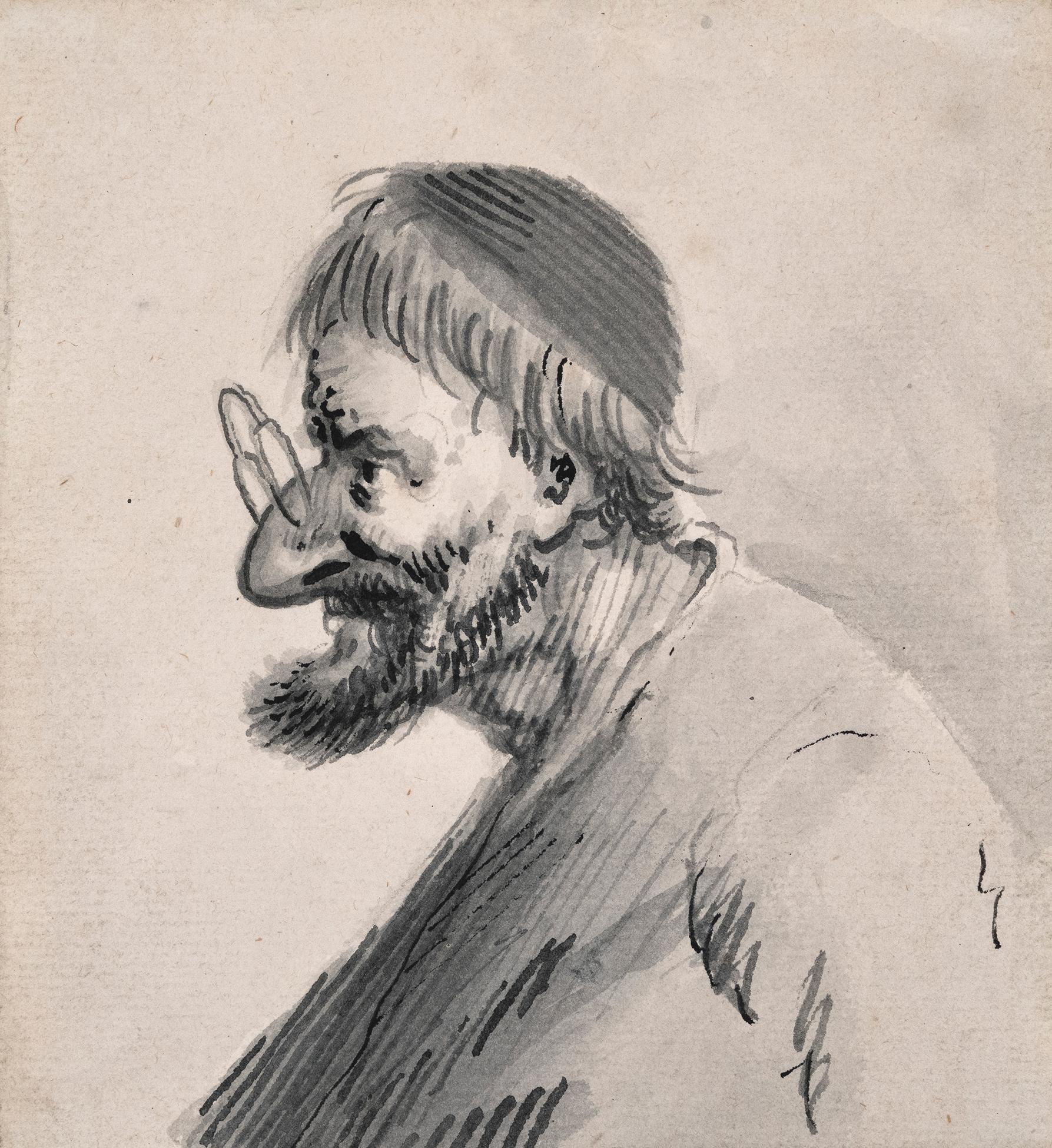 Le Piper, Francis (1640 – 1698) – A man in spectacles. | ABBOTT and HOLDER