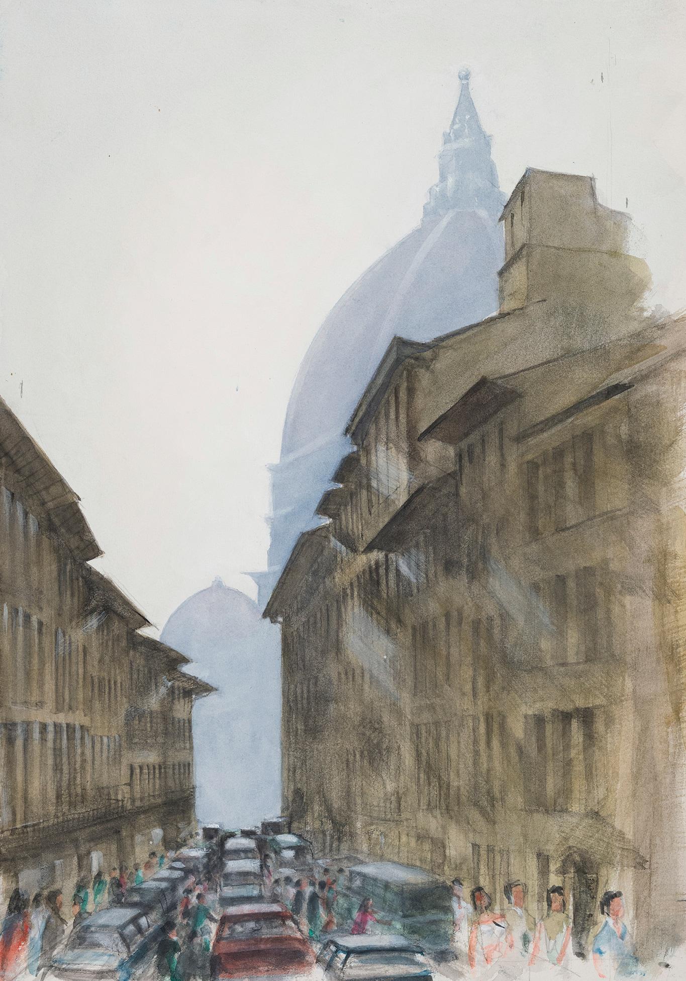 Roberson, Peter (1907 – 1989) – Italy; the Duomo, Florence. | ABBOTT ...
