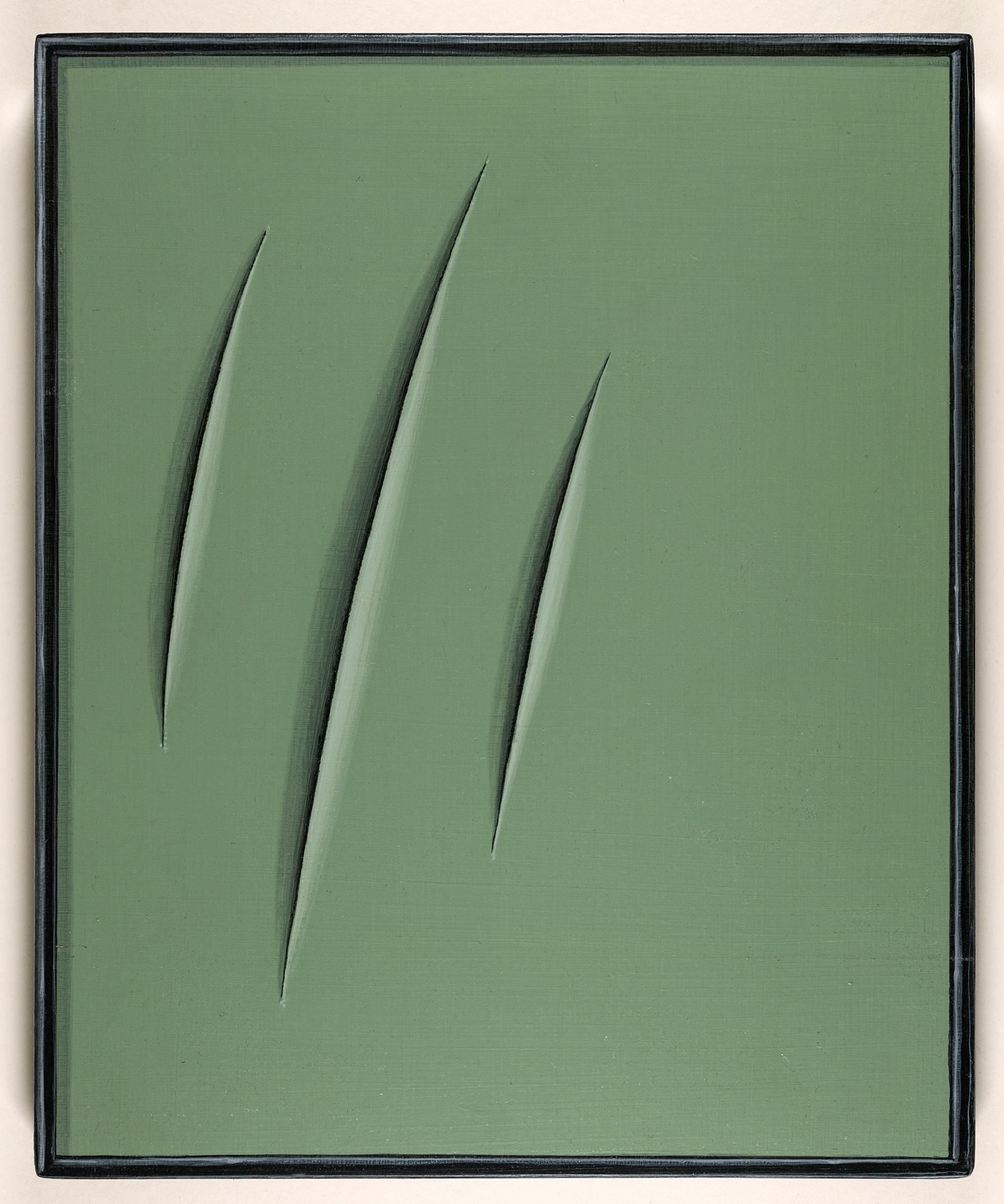 Sutcliffe, John (1944 – 2022) – ‘Slashed Canvas – with apologies to ...